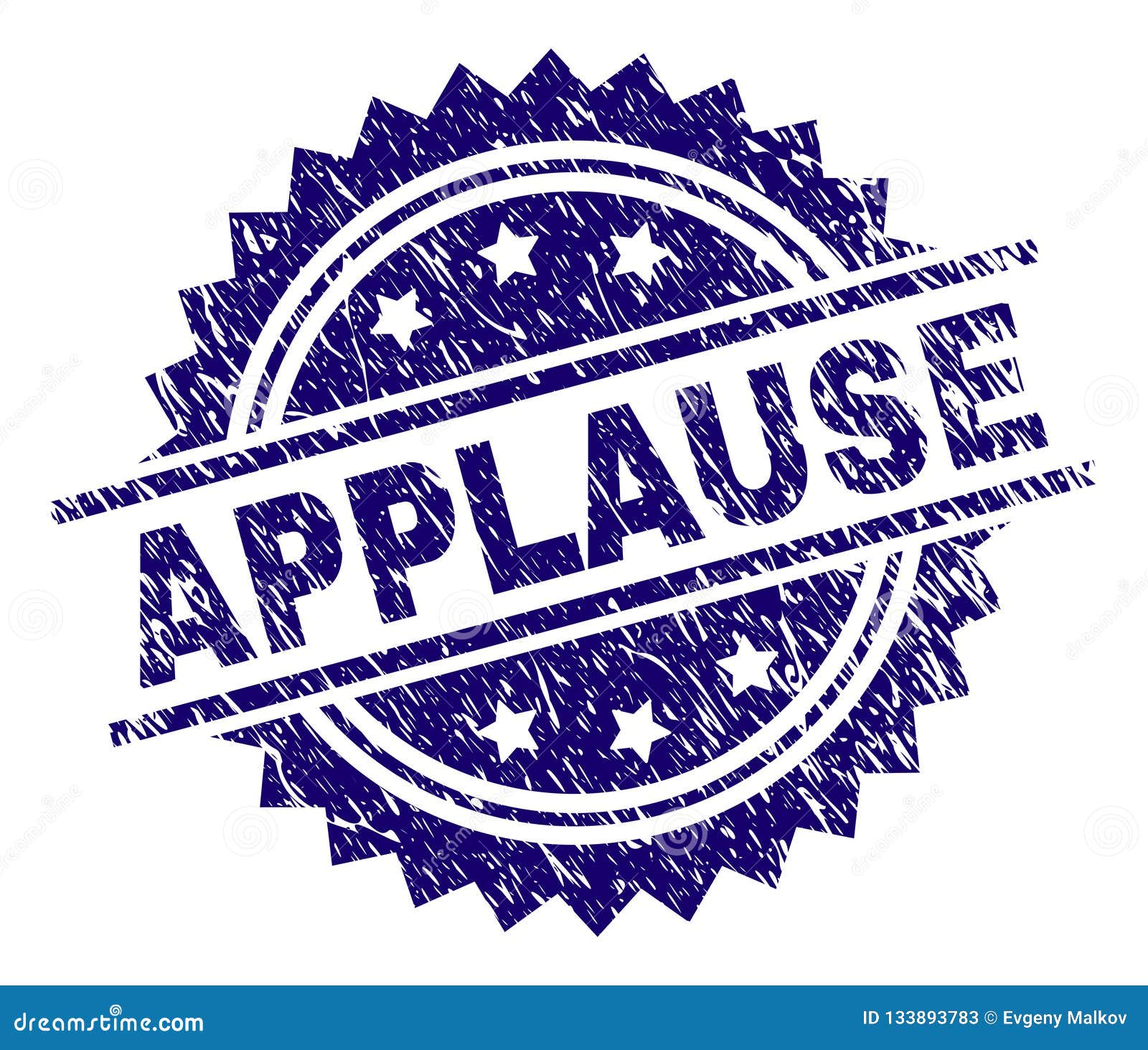 Schmutz Strukturiertes APPLAUS Stempelsiegel Vektor Abbildung ...