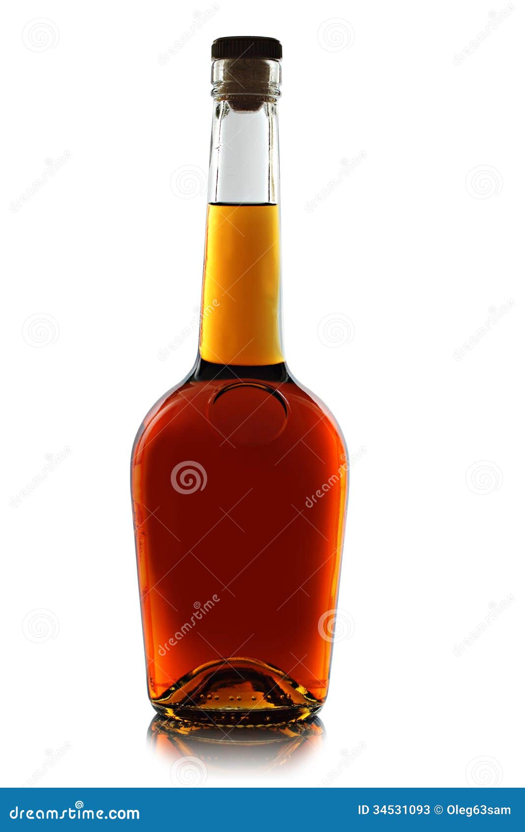 Schnapsflasche stockbild. Bild von alkohol, gold, einzeln - 34531093