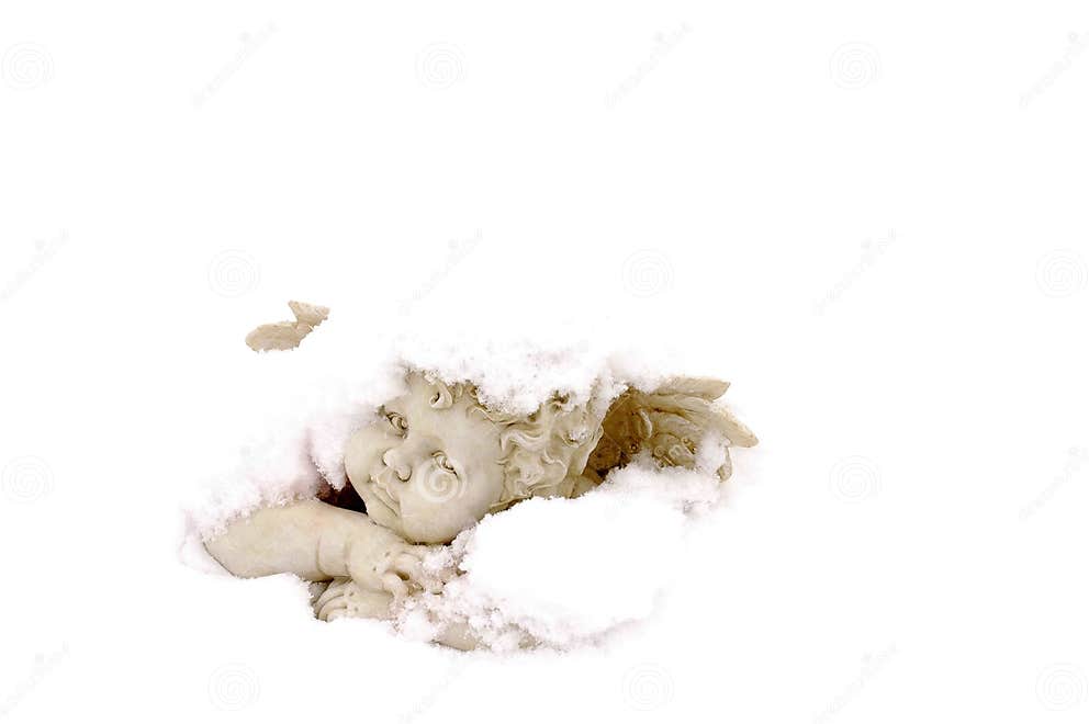 Schnee-Engel in der Liebe. stockfoto. Bild von hoch, schnee - 4089594