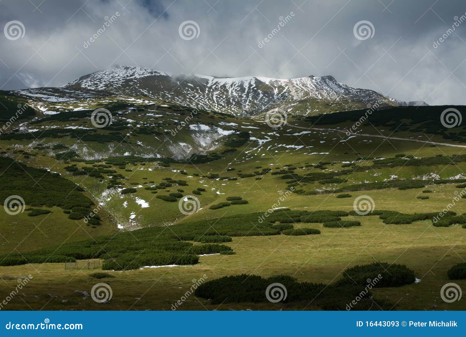 Schneeberg in Austrian Alps Stock Image - Image of schneeberg ...