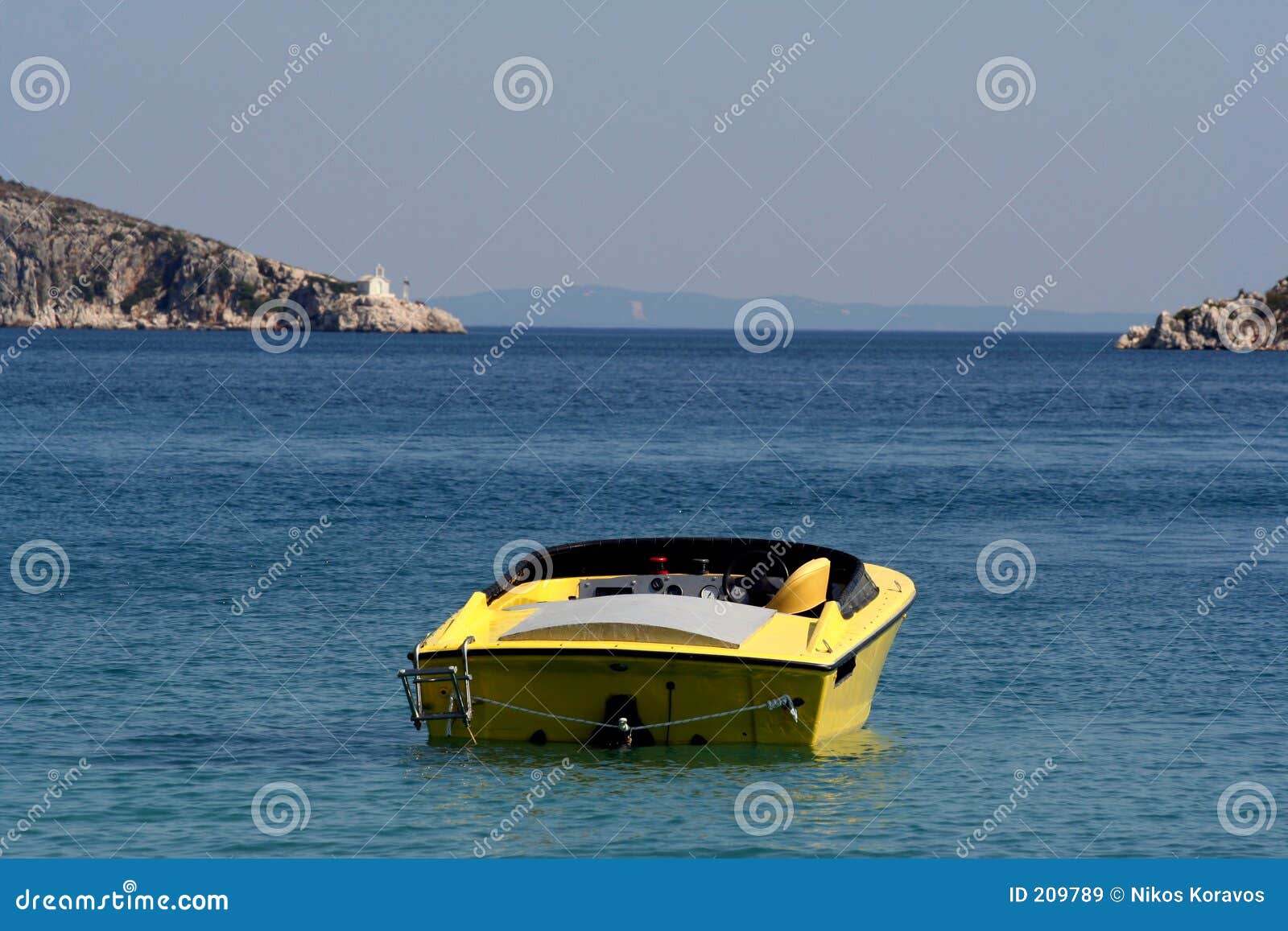 Schnelles Boot In Meer Bild. Bild: 209789