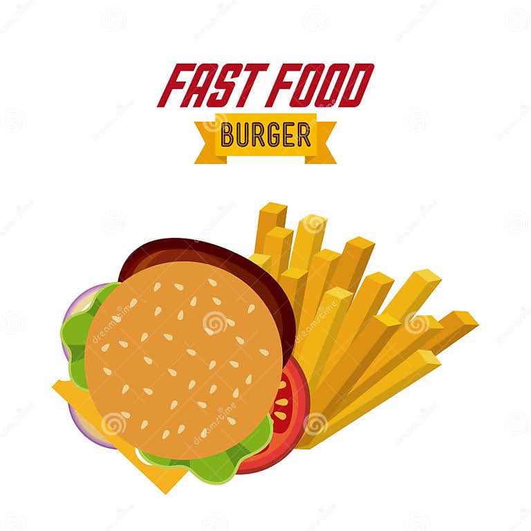 Schnellimbissdesign stock abbildung. Illustration von abbildung - 84843547