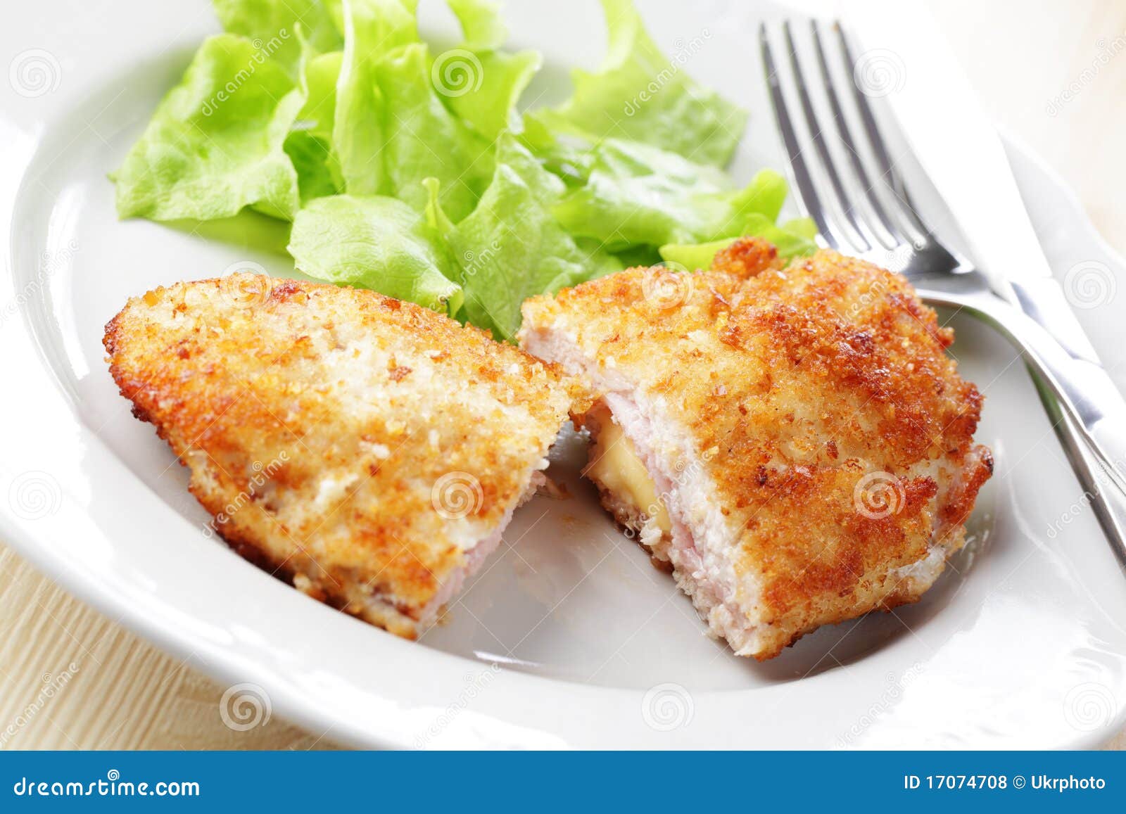 Schnitzel Cordon blue stock photo. Image of steak, cooked - 17074708