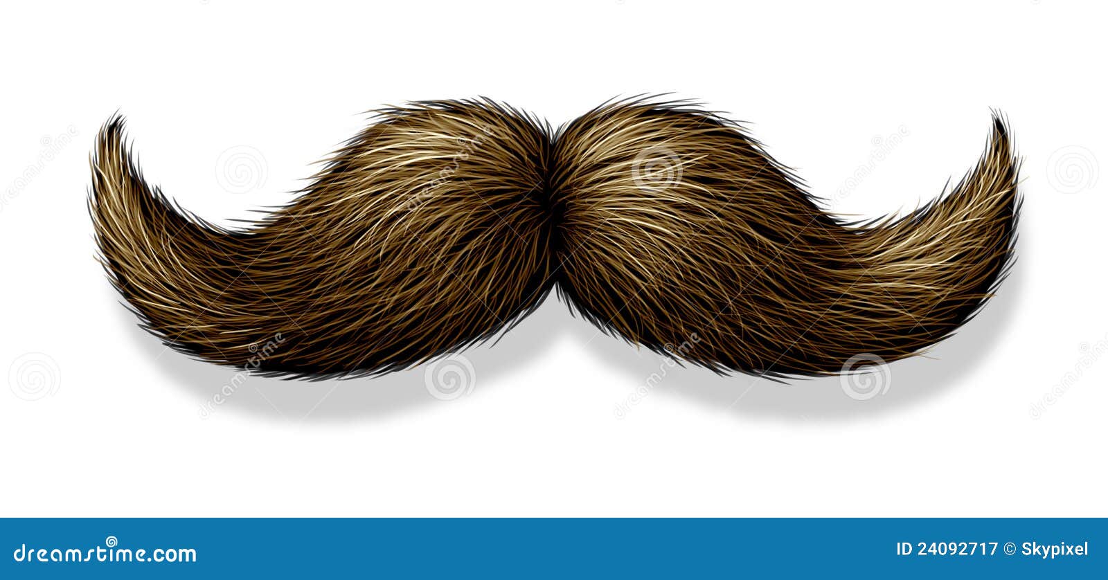 Schnurrbart Auf Weißem Hintergrund Lizenzfreie Stockfotografie - Bild ...