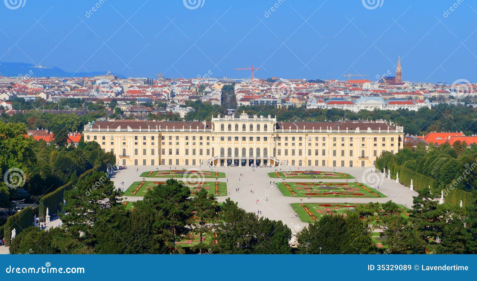 Schoenbrunn Palace of Vienna Editorial Stock Image - Image of heritage ...