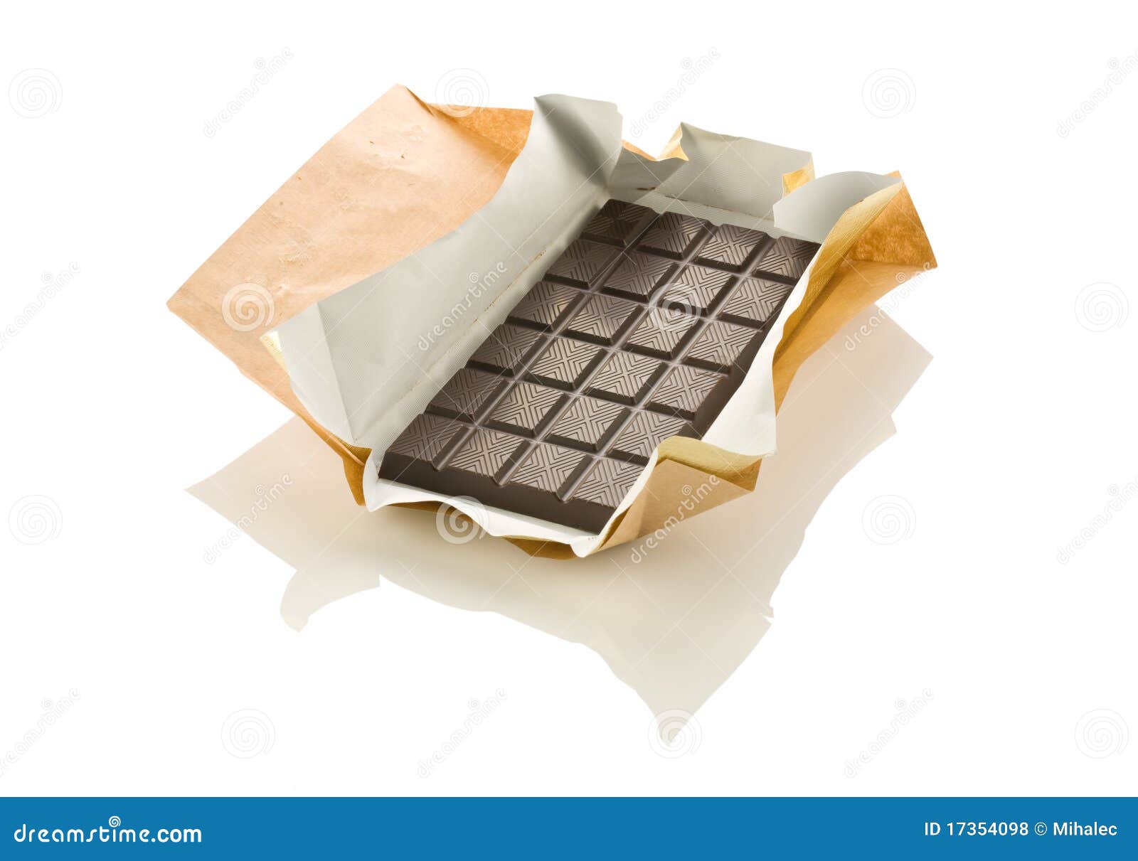 Schokolade in Einer Verpackung Stockfoto - Bild von verpacken, farbe ...