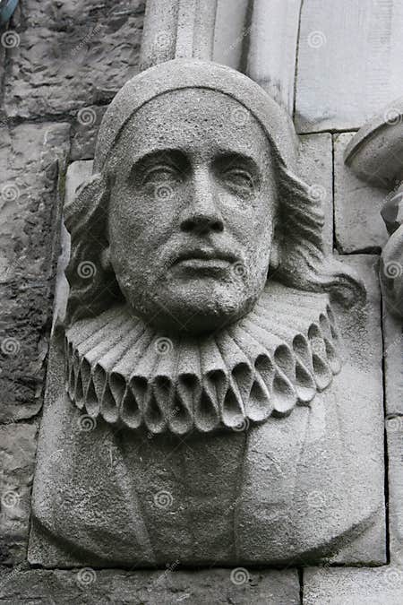 Scholar statue stock image. Image of head, bust, dublin - 6940785