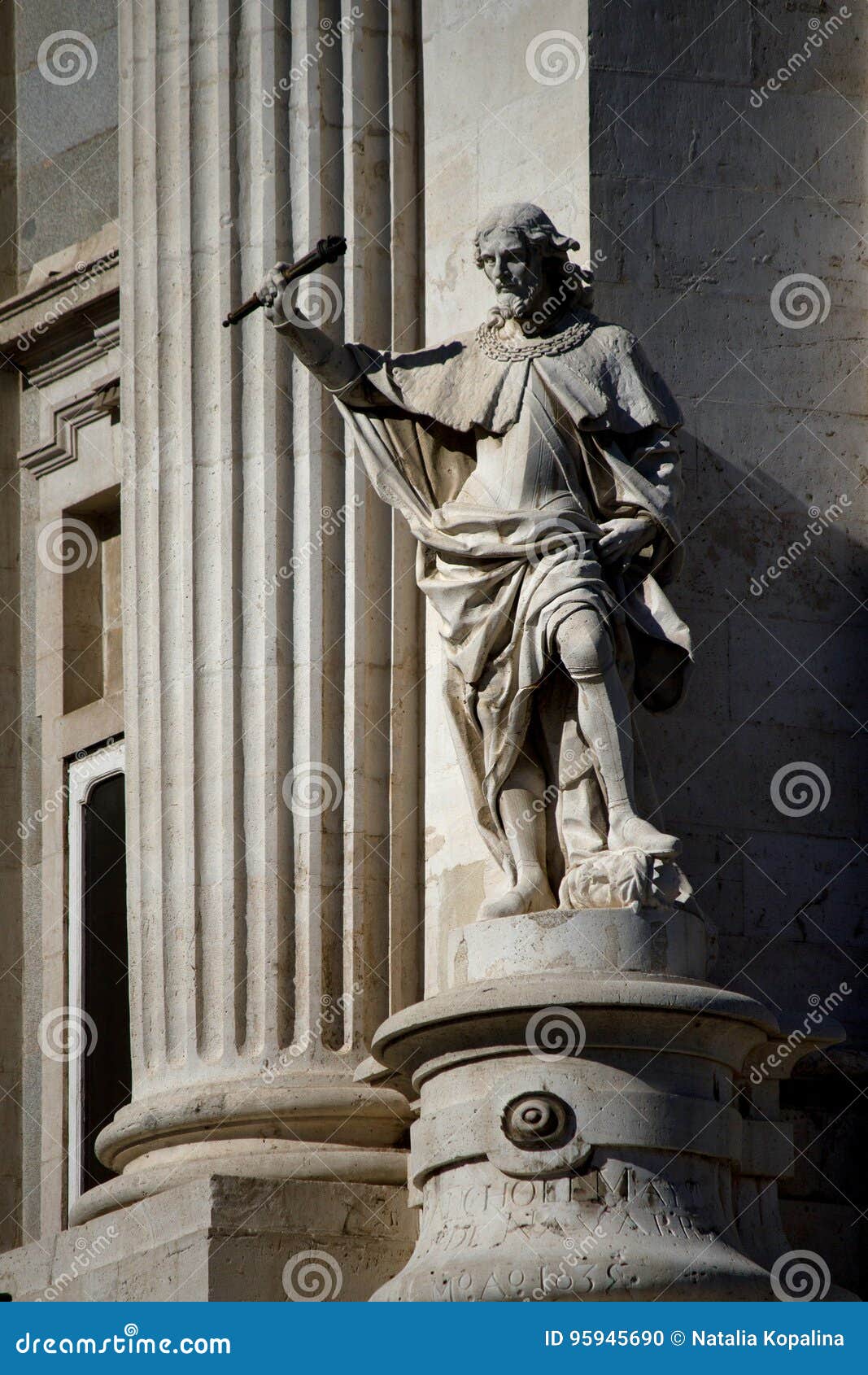 Scholar statue stock photo. Image of classic, figure - 95945690