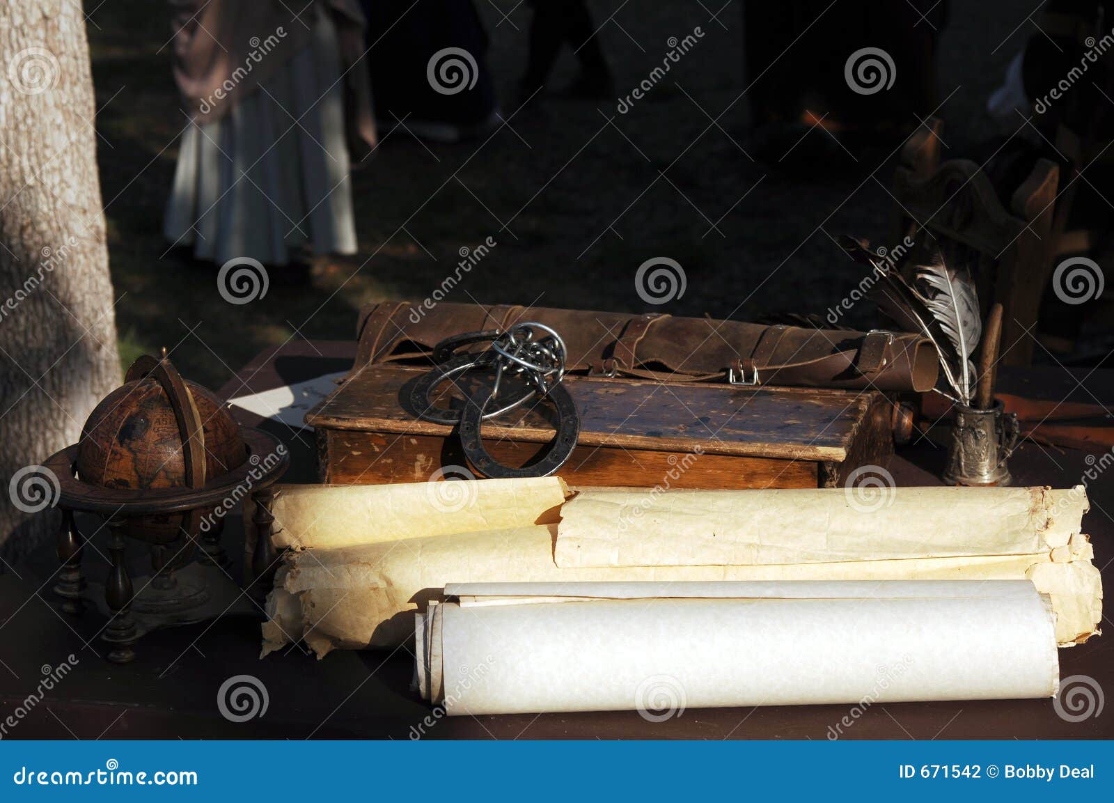 Scholars Desk stock photo. Image of furniture, globe, table - 671542