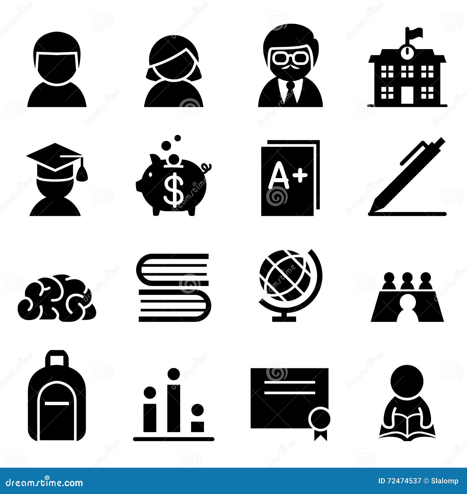 Scholarship Icon Vector Illustration | CartoonDealer.com #184877074
