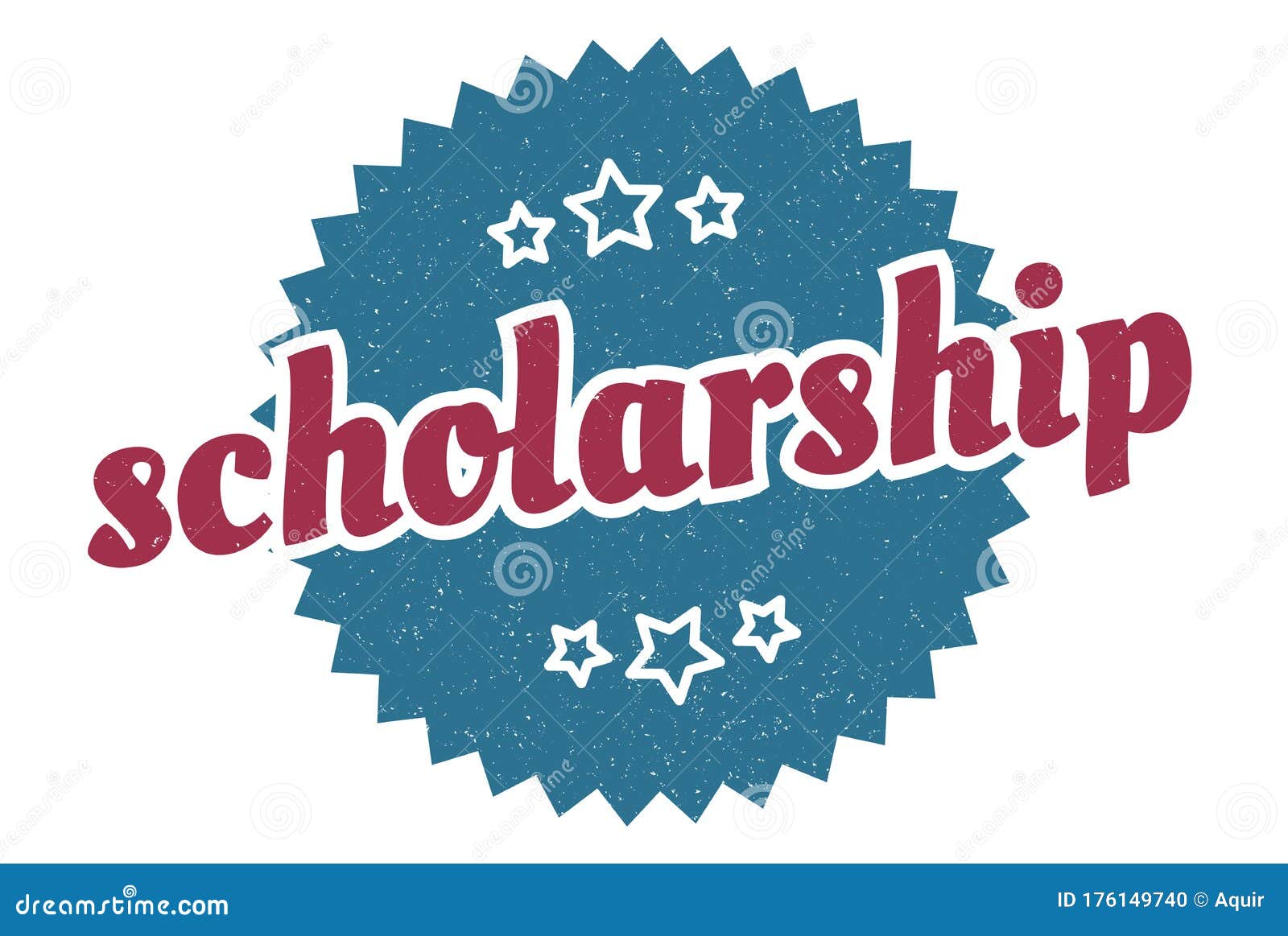 Scholarship Sign. Scholarship Vintage Retro Label Stock Vector ...