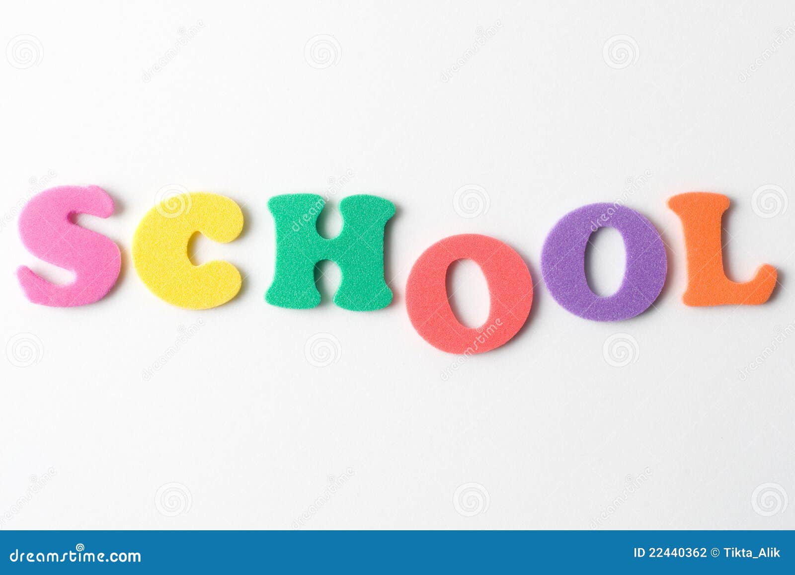 School stock photo. Image of title, foam, learning, education - 22440362