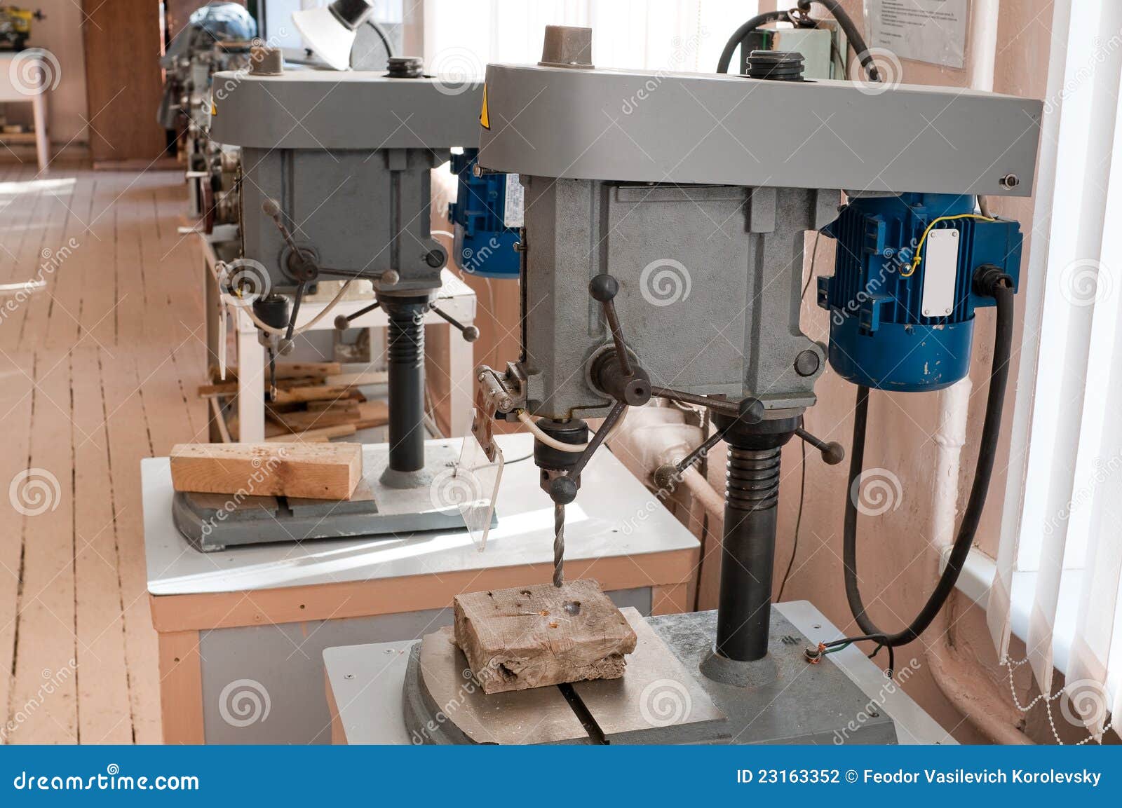 School stock photo. Image of school, boring, machine - 23163352