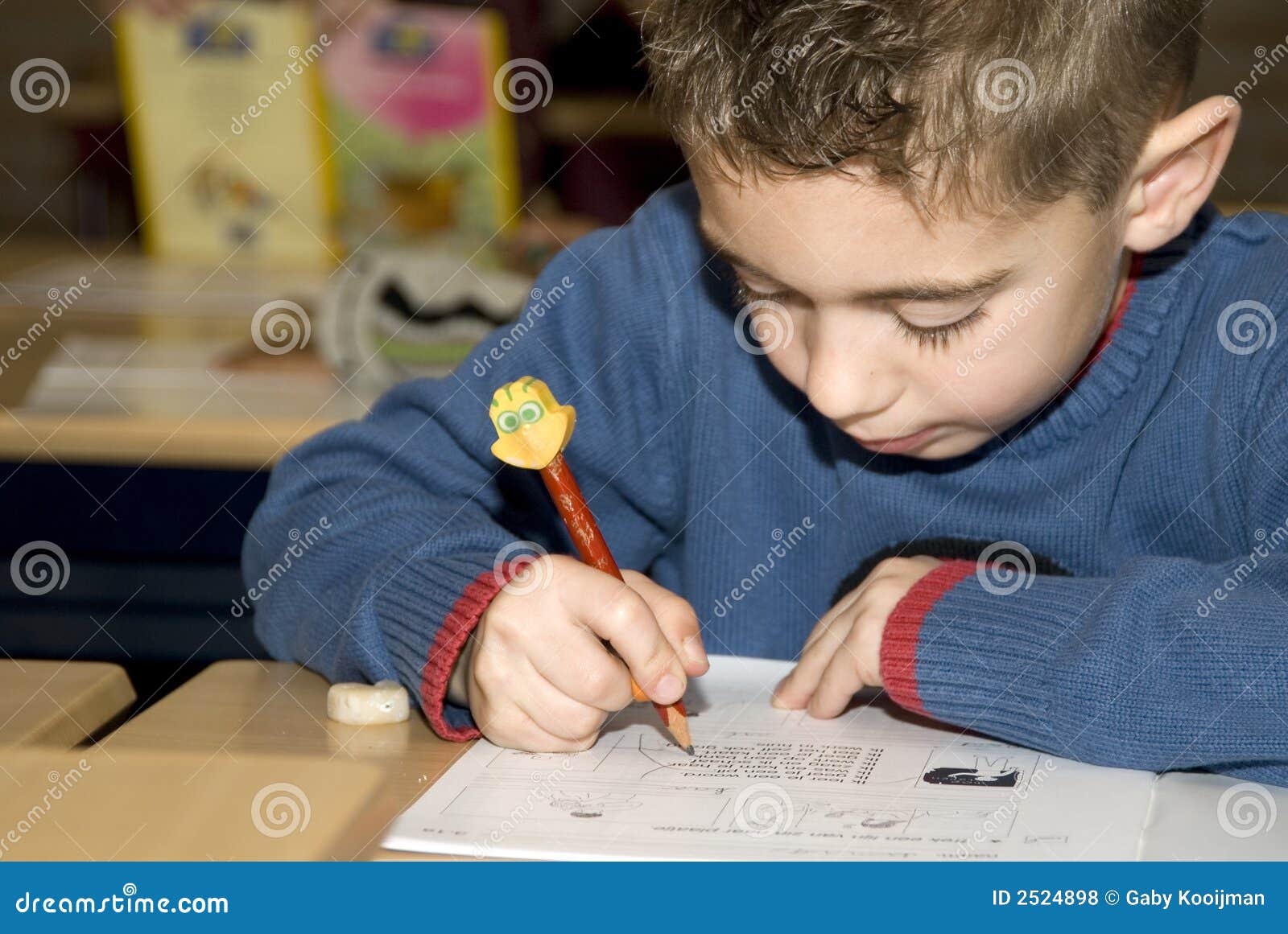 School stock photo. Image of child, table, writing, years - 2524898