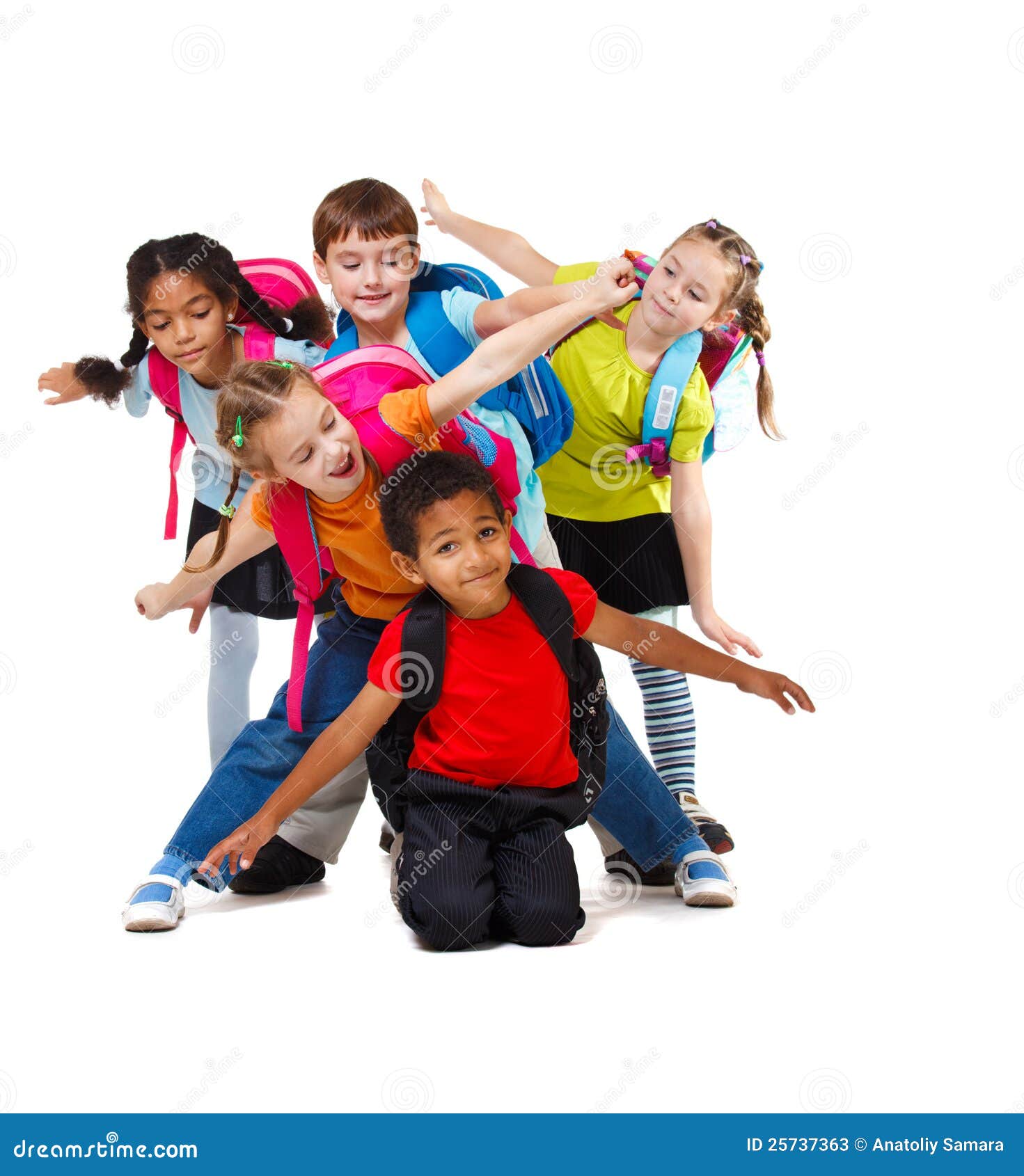 School aged kids stock image. Image of happiness, kids - 25737363