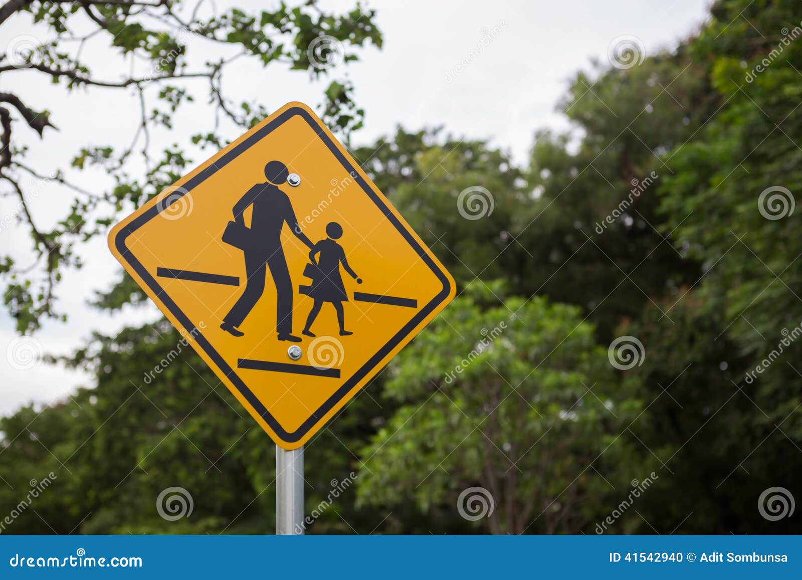 School area sign stock photo. Image of crossing, area - 41542940