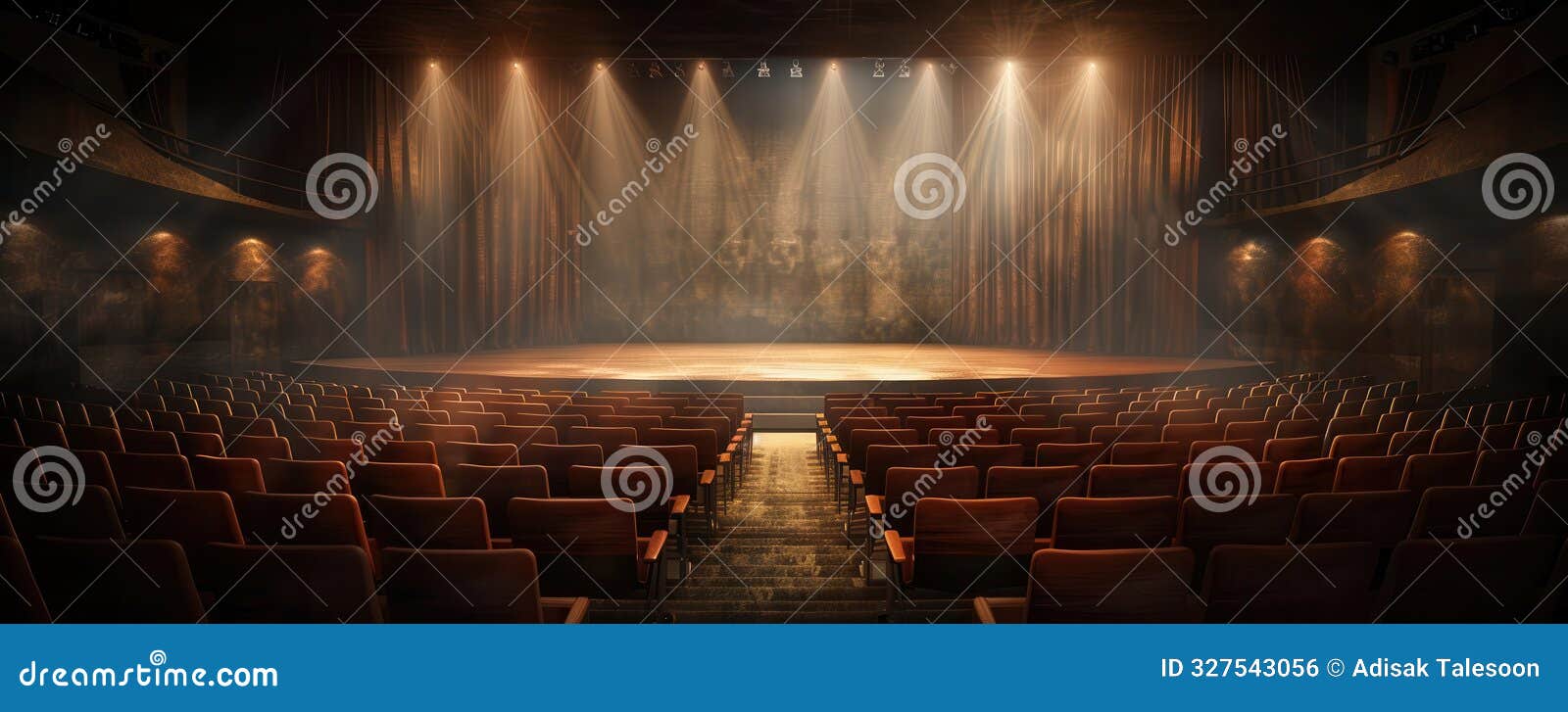 The School Auditorium Is Transformed With Red White And Blue ...