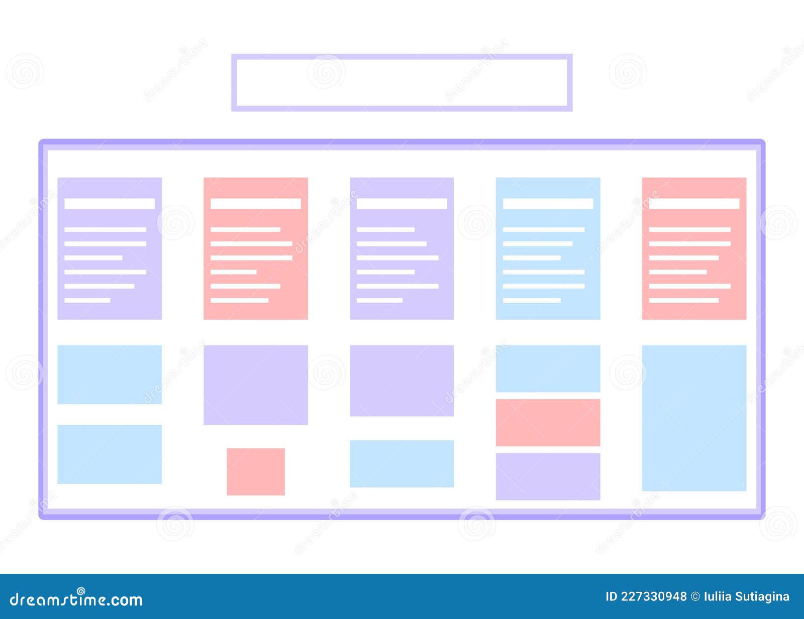 Task Whiteboard. Developer Tracking Progress, Priority Tasks List Monte Blank Board On Wall ...