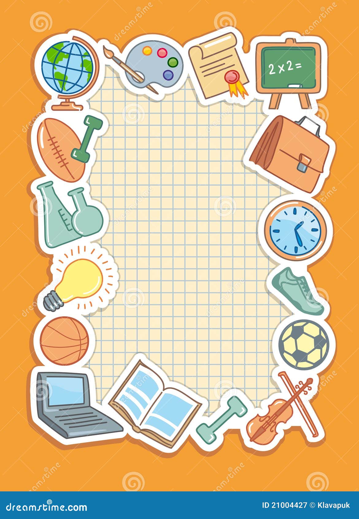 School background stock vector. Illustration of doodles - 21004427
