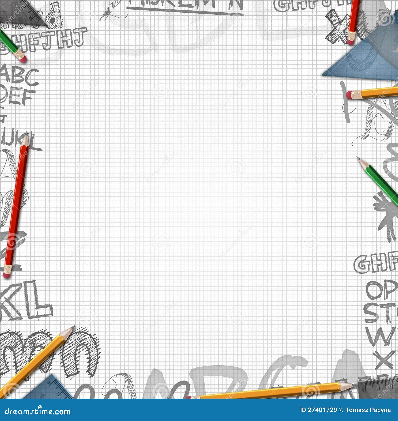 School Background With Letters Royalty Free Stock Images - Image: 27401729