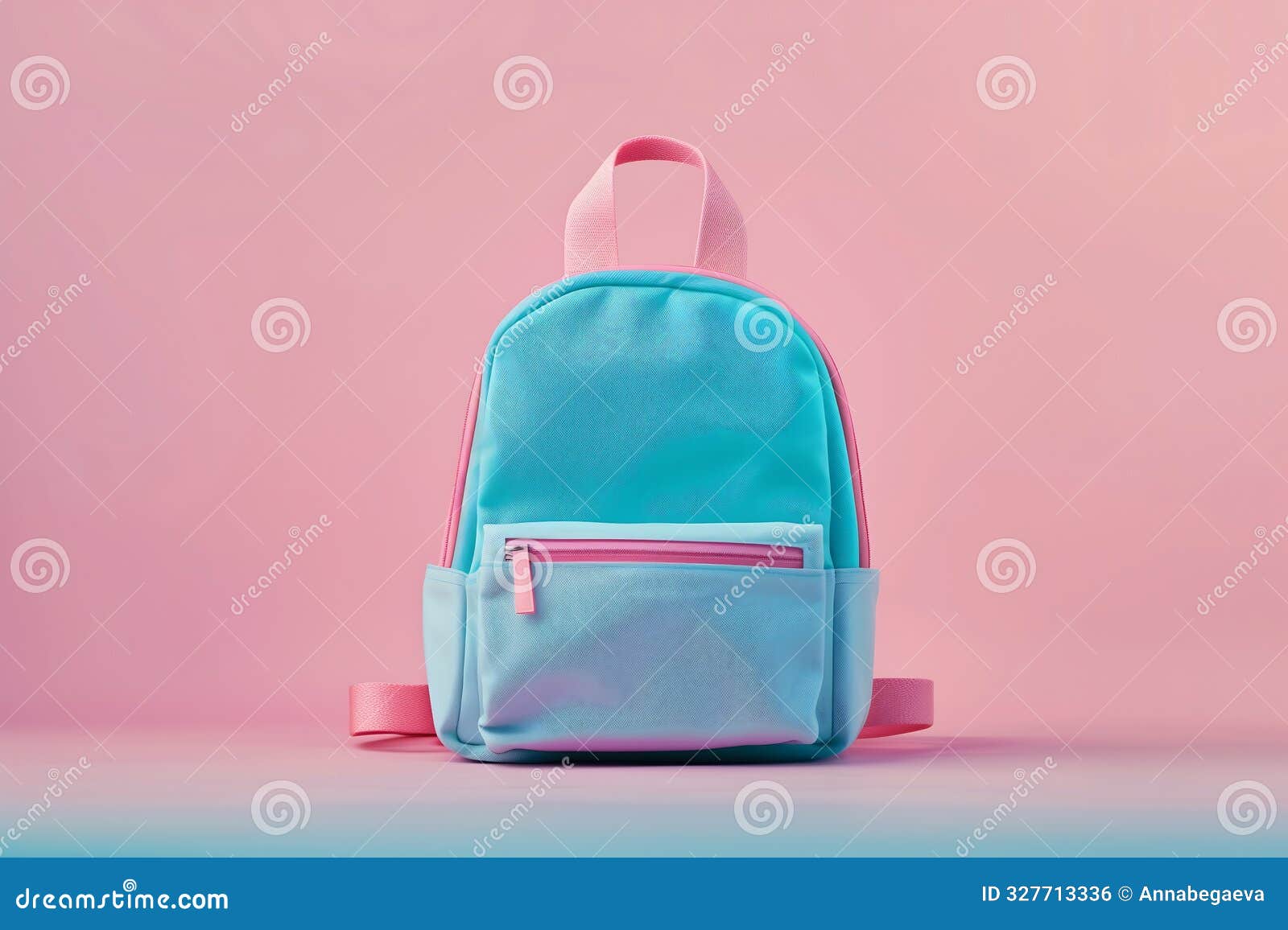 School Backpack in Pastel Colors. Back To School, Education Concept ...