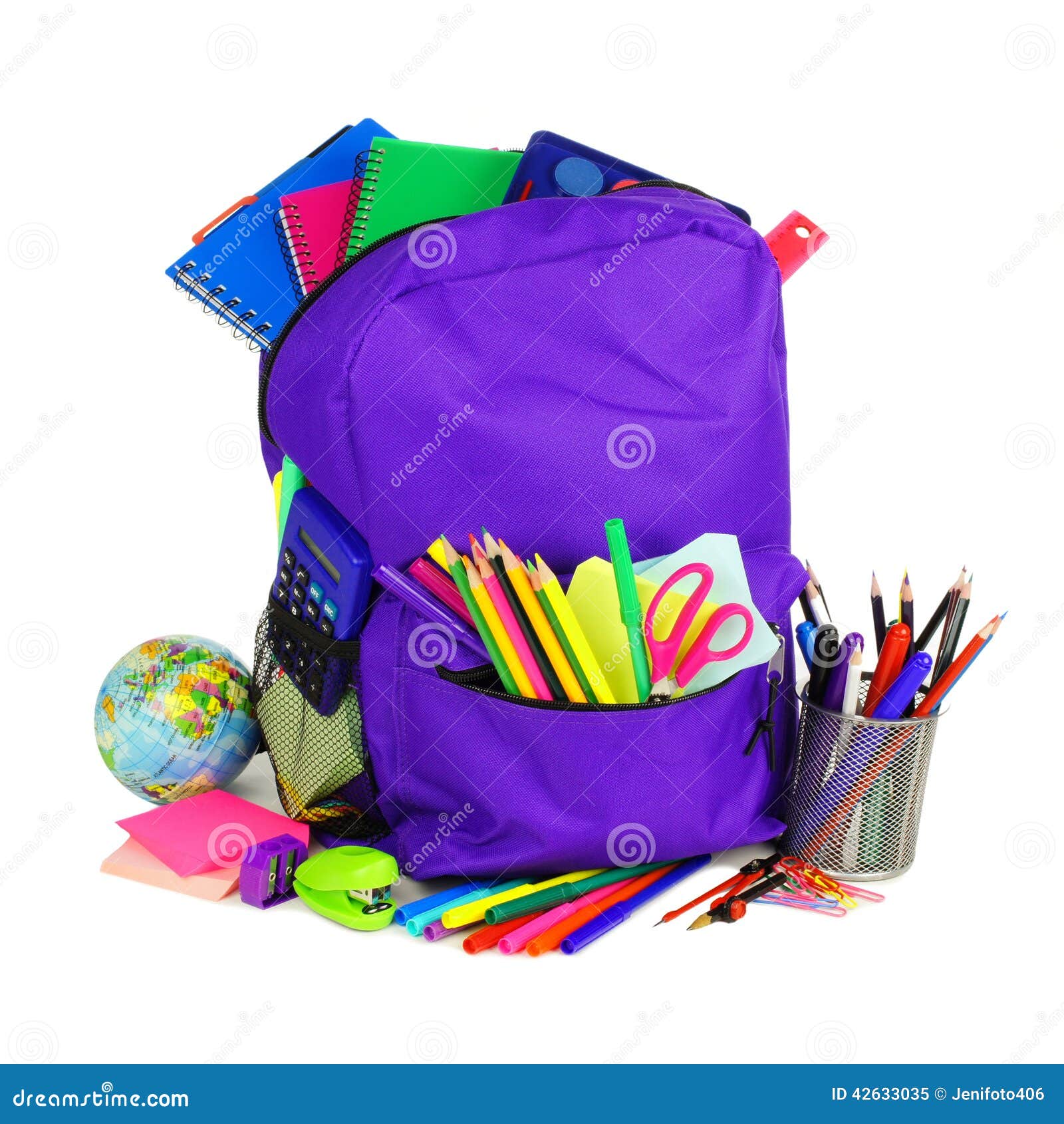 School backpack stock image. Image of elementary, felt - 42633035