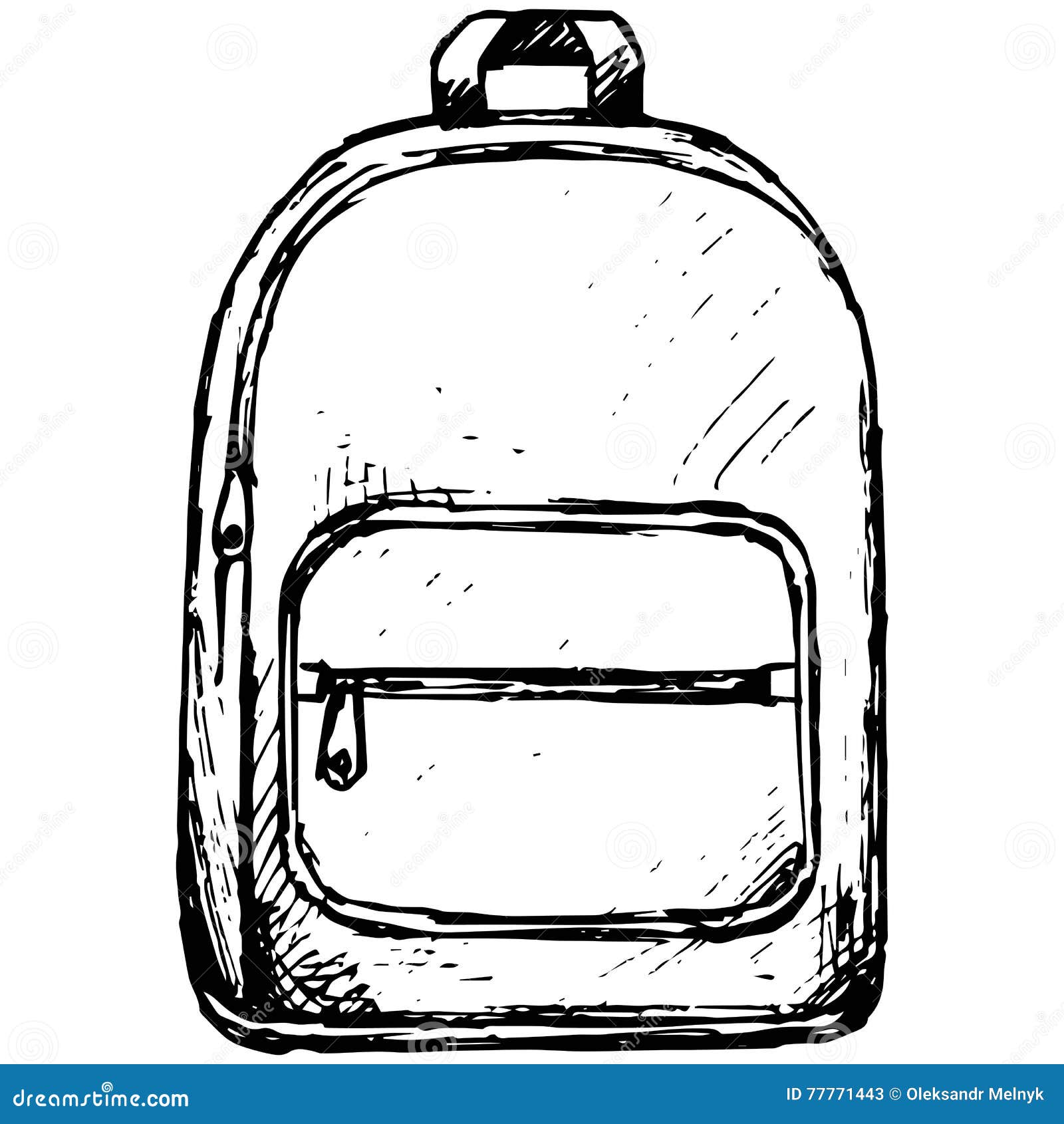 School backpack stock vector. Illustration of creative - 77771443