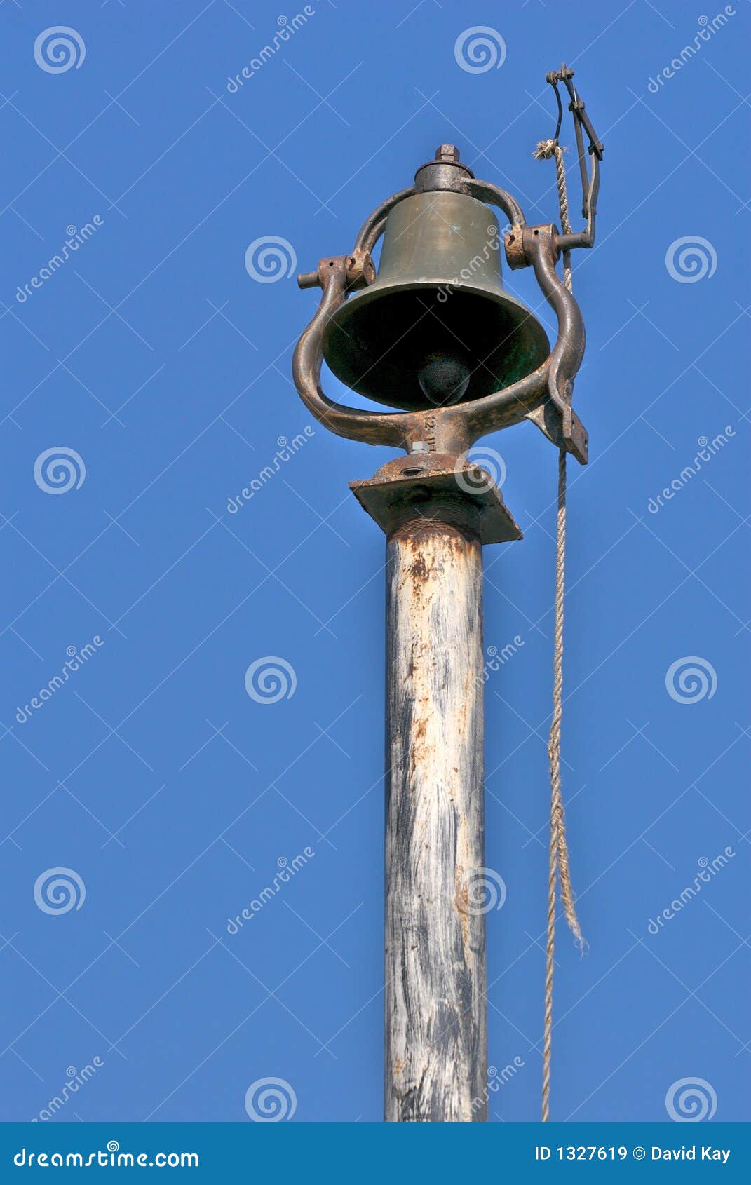School bell stock image. Image of children, history, ring - 1327619