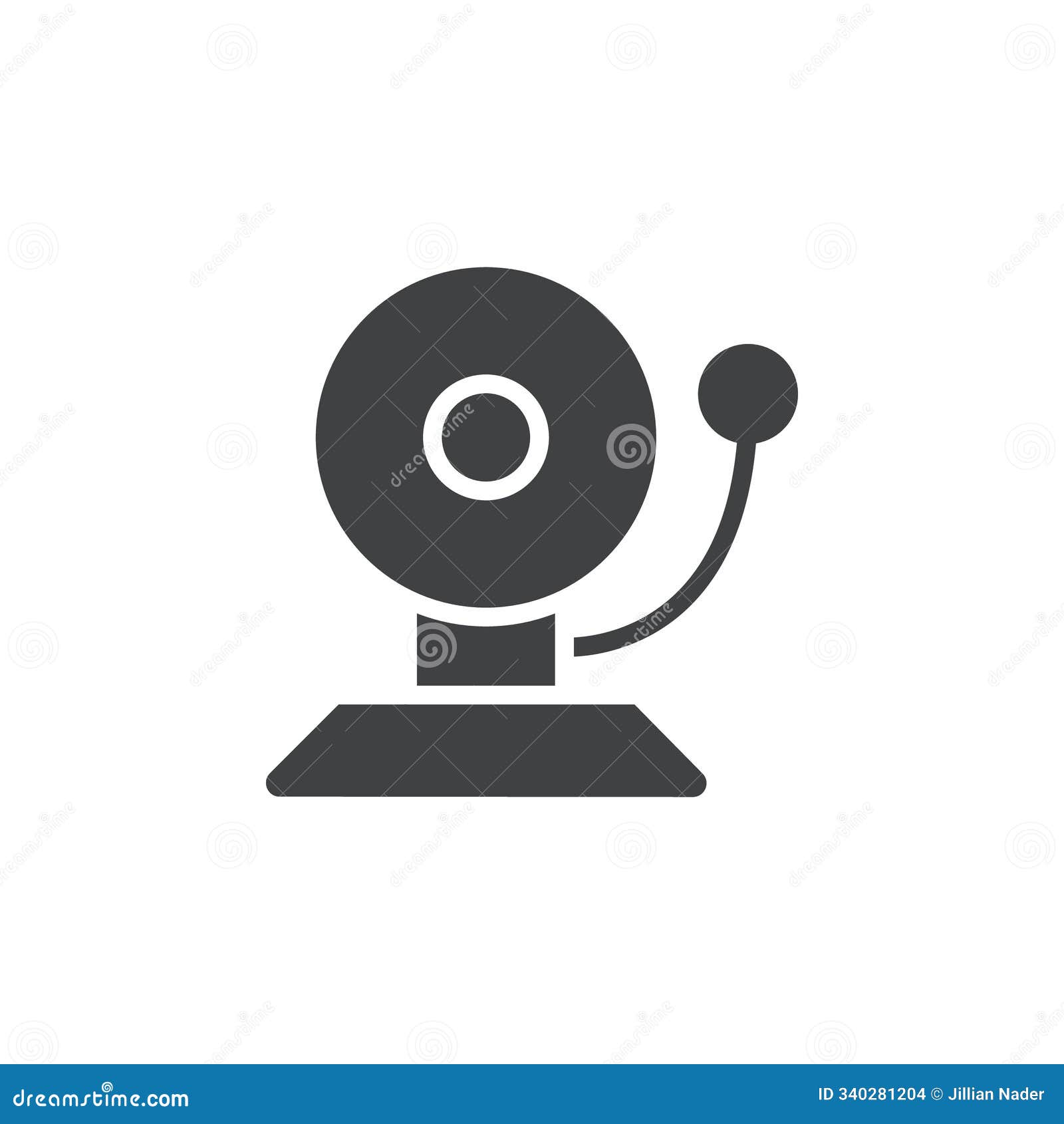 School Bell Icon Simple Vector Symbol Stock Vector - Illustration of ...