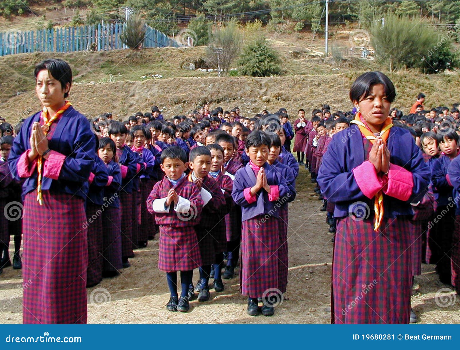 School in Bhutan editorial photo. Image of bhutan, tradition - 19680281