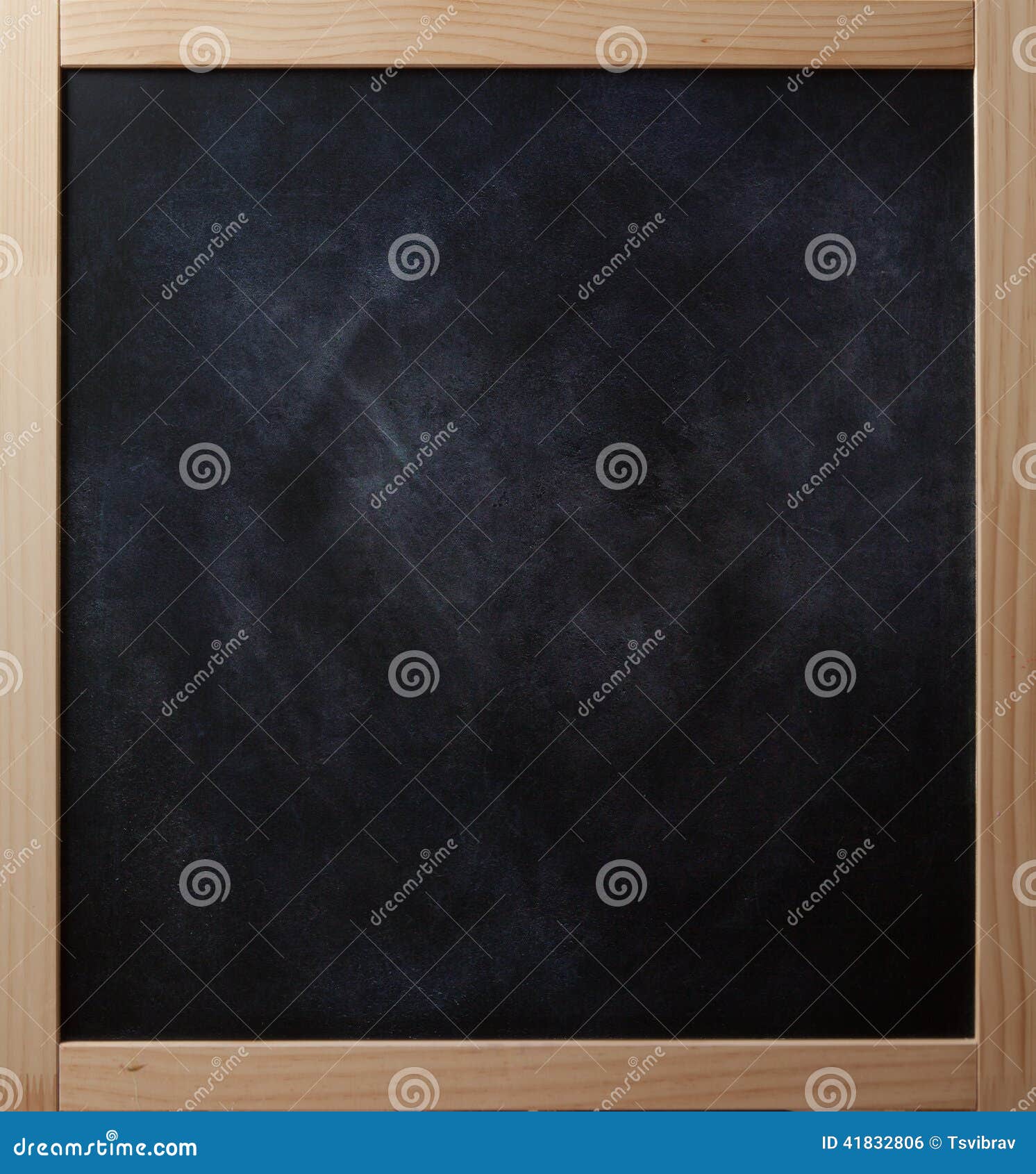 School Blackboard in Wooden Frame Stock Photo - Image of chalkboard ...