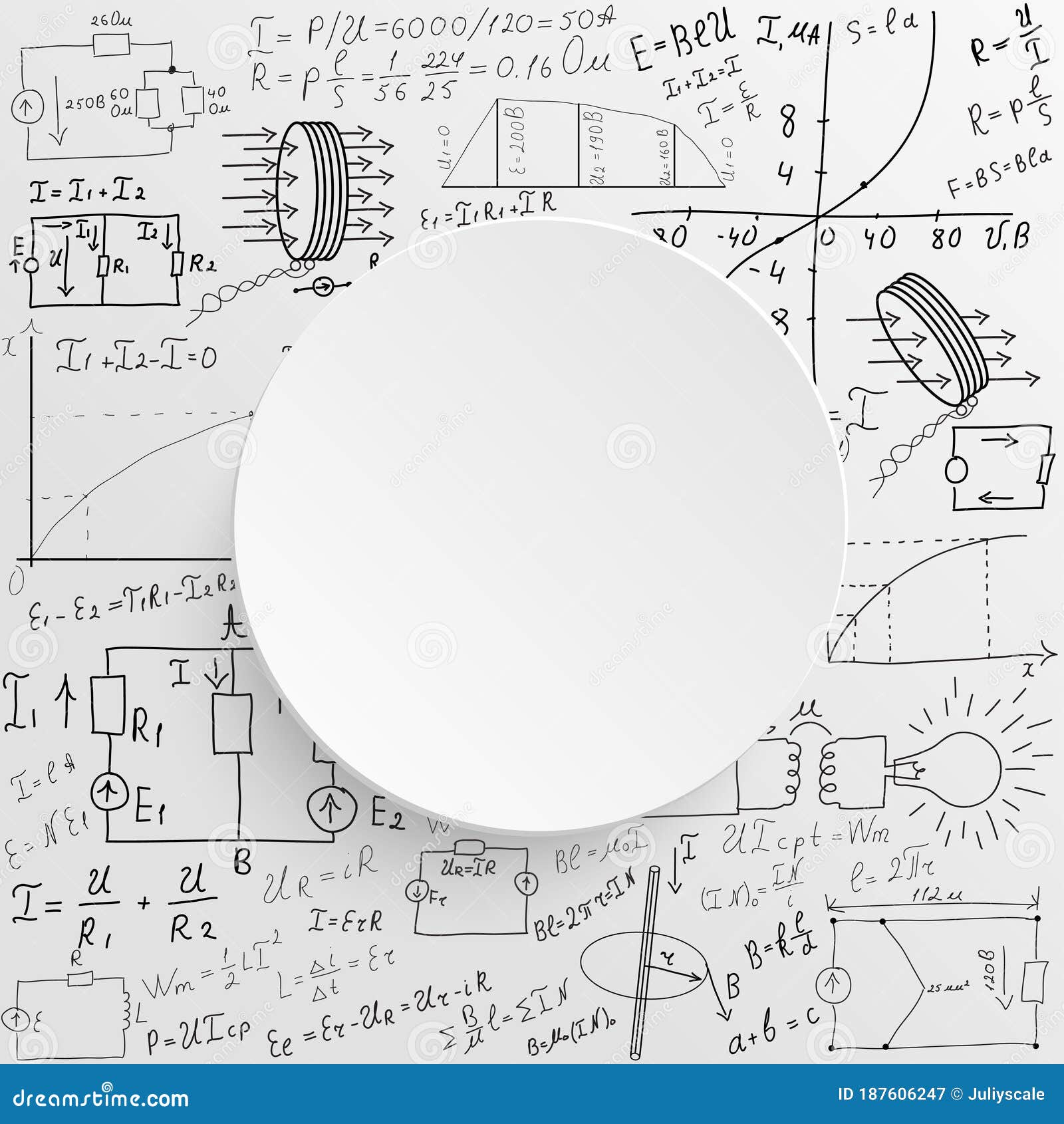 The School Board on the Background of Mathematical Equations and ...