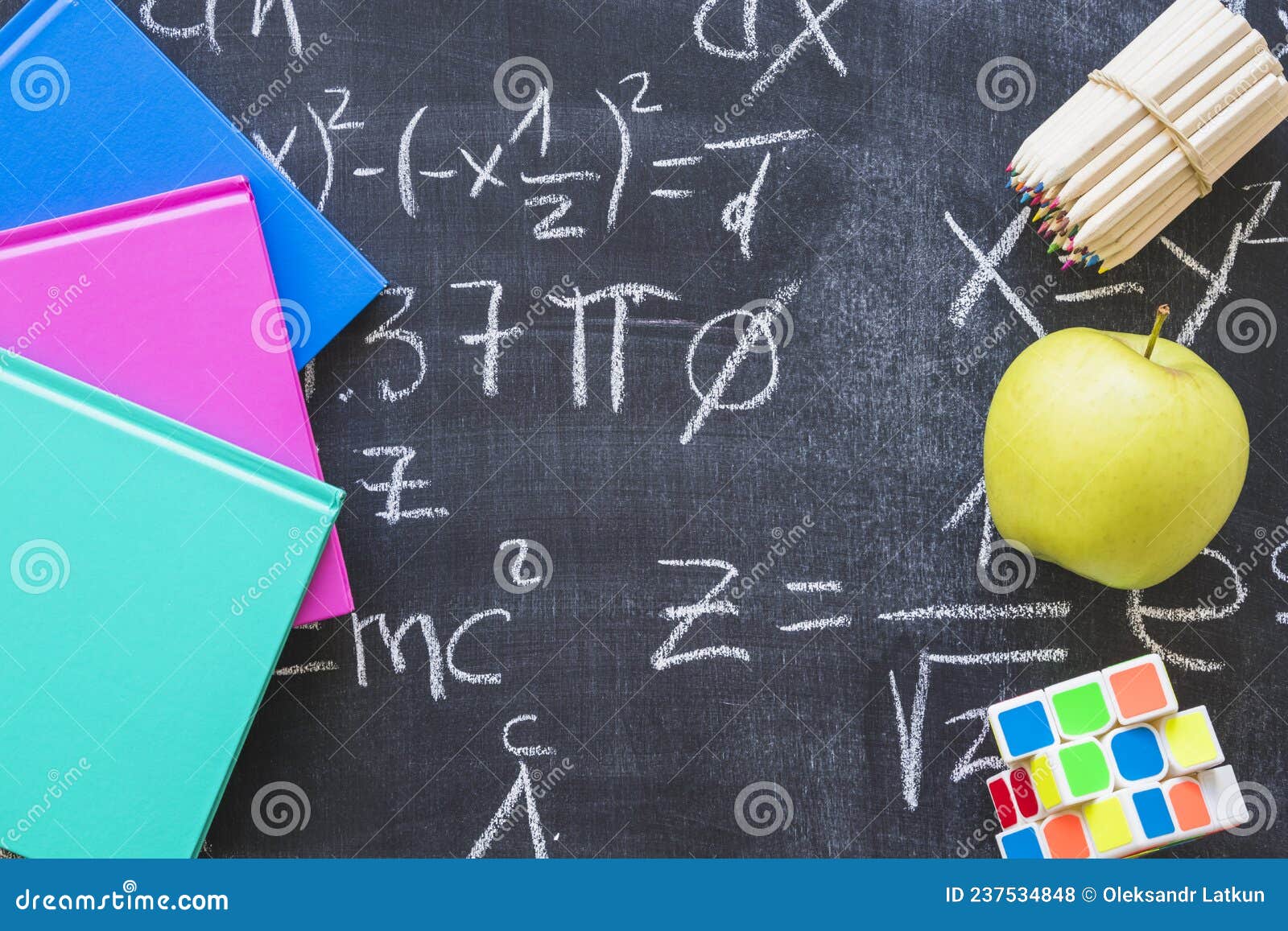 School Board with Math Calculations. High Quality Photo Stock Photo ...