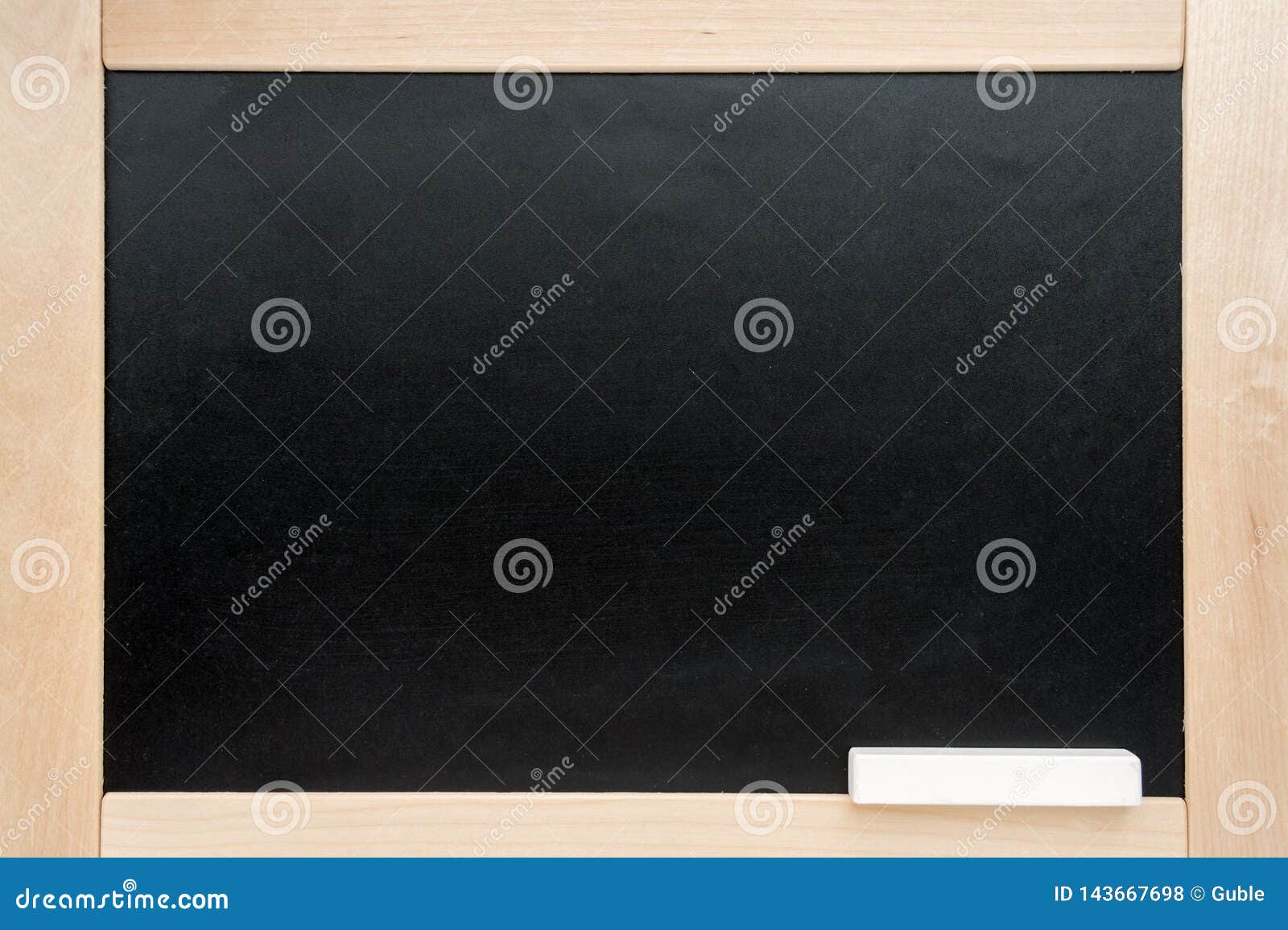 School Board in a Wooden Frame. Blackboard Stock Photo - Image of ...