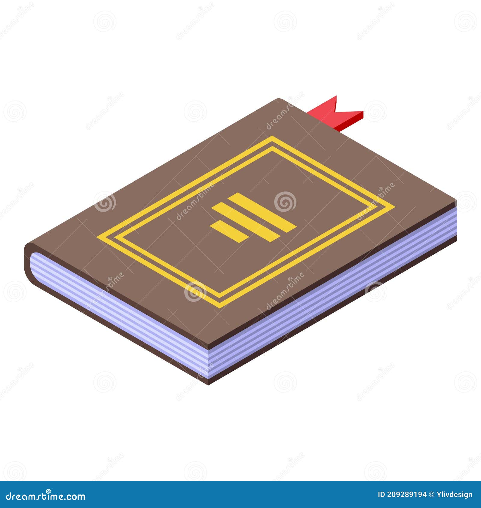School Book Icon, Isometric Style Stock Vector - Illustration of ...