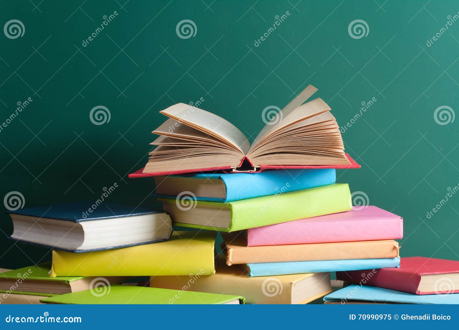School books stock image. Image of message, group, script - 70990975