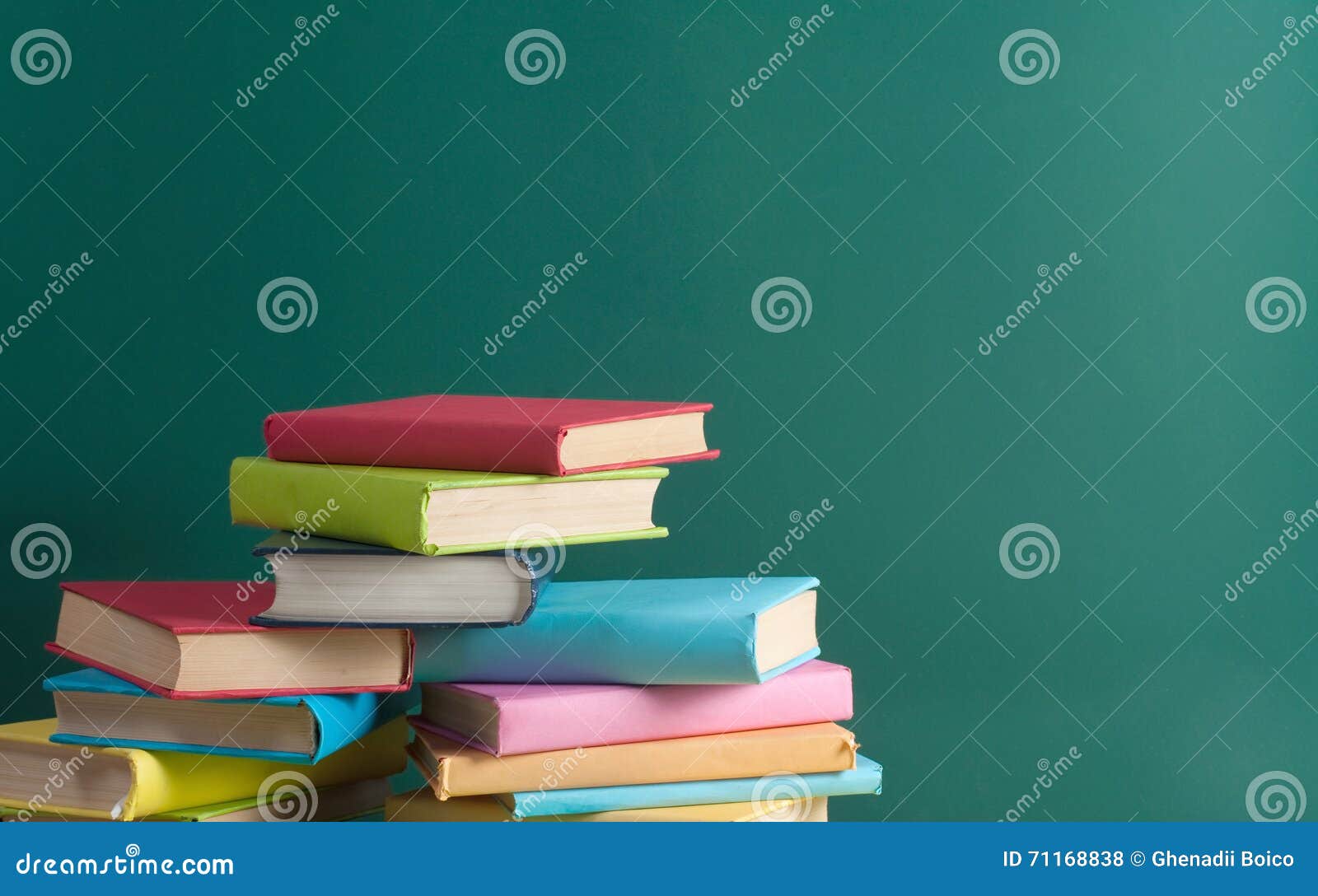 School books stock photo. Image of drawing, childhood - 71168838
