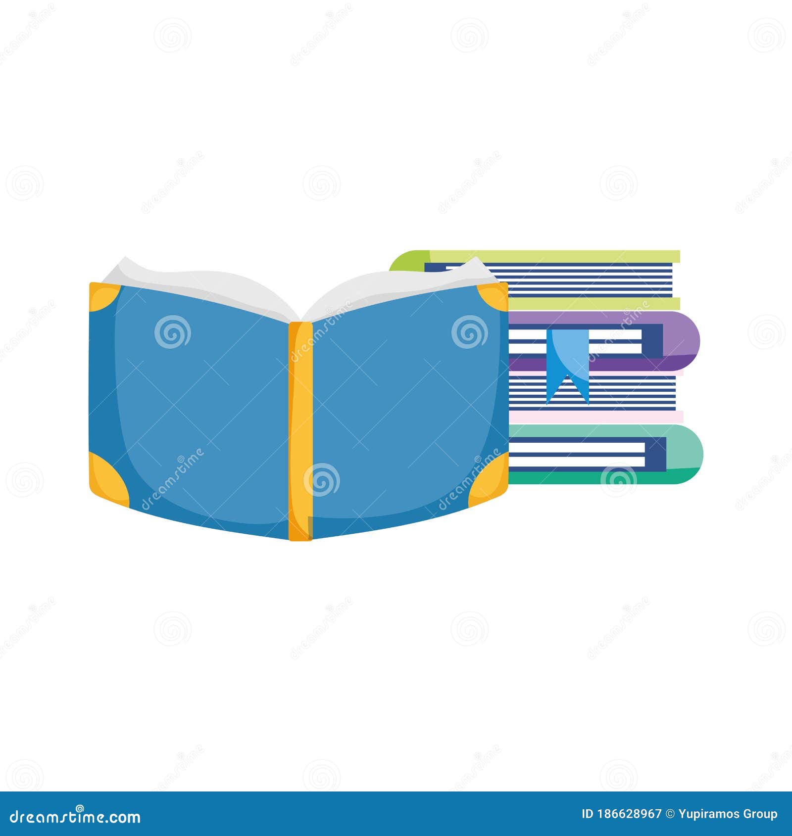 Encyclopedia Background Cartoon Vector | CartoonDealer.com #22936343