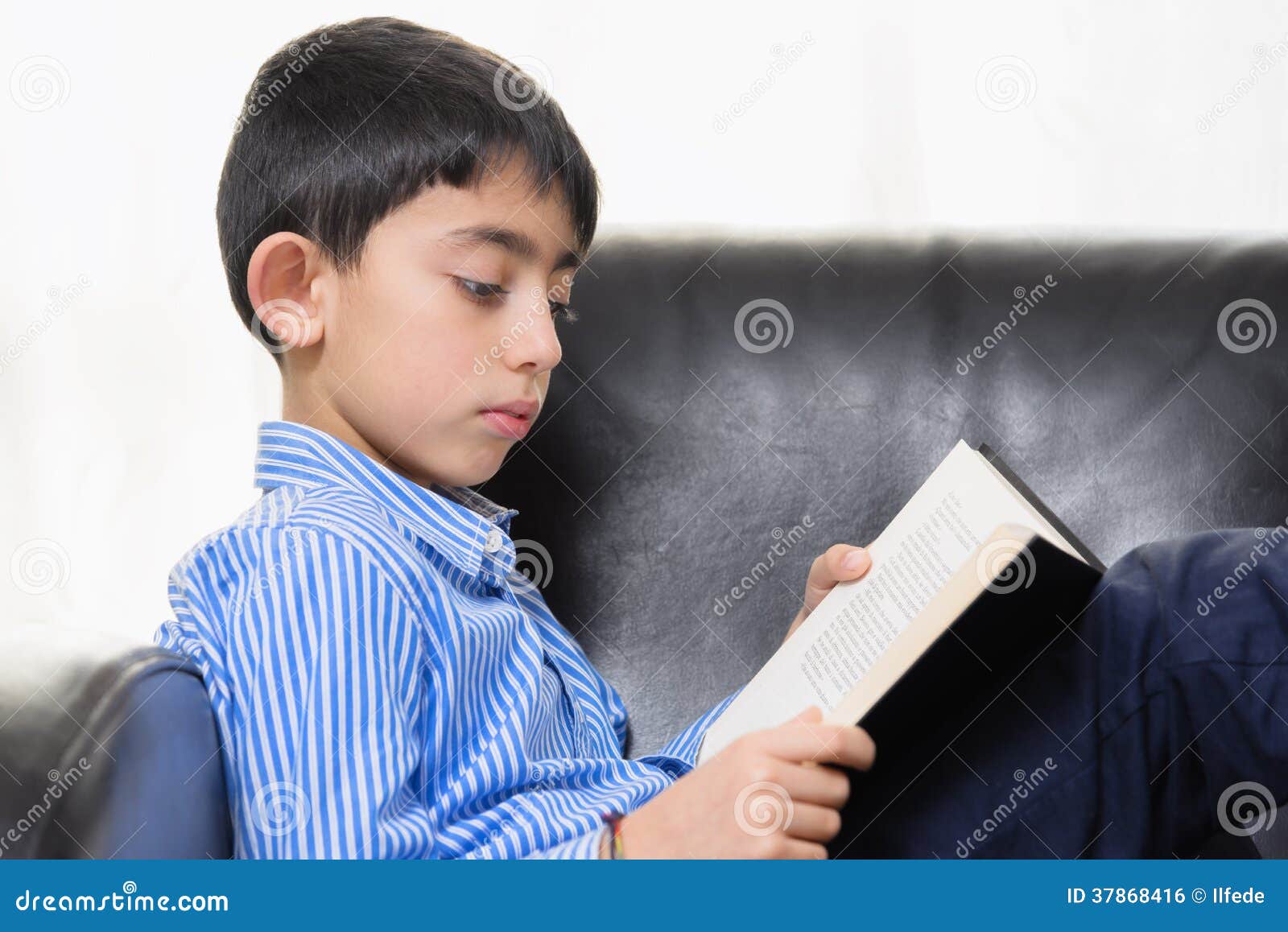 School Boy Reading a book stock photo. Image of knowledge - 37868416