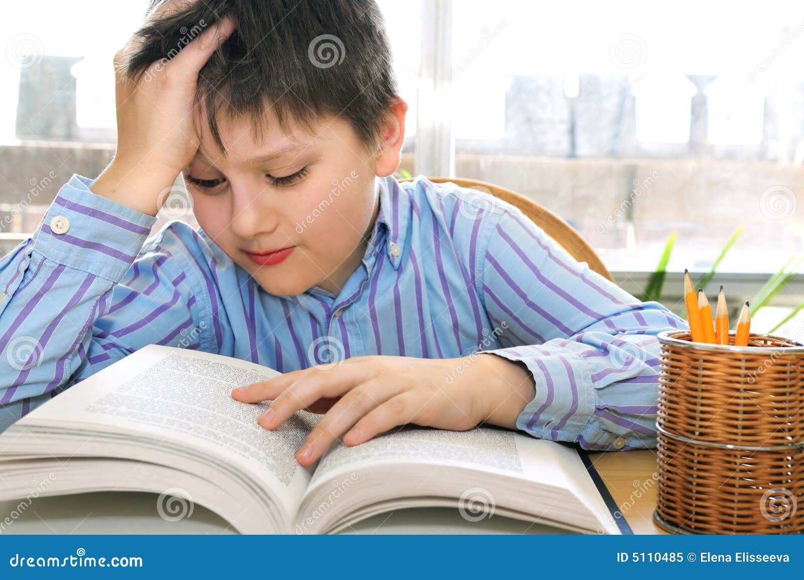School boy studying stock image. Image of class, boys - 5110485