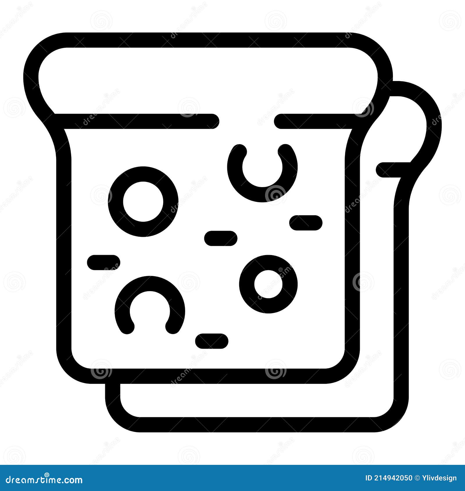 School Break Food Icon, Outline Style Stock Vector - Illustration of ...