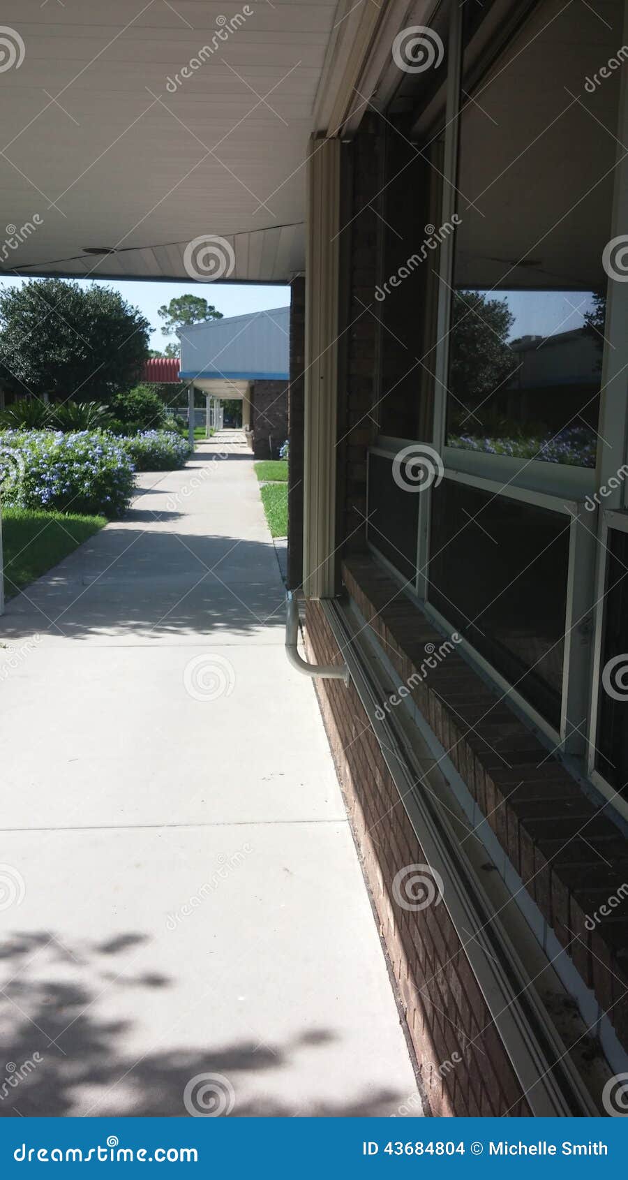 School Breezeway stock photo. Image of walkway, breezeway - 43684804