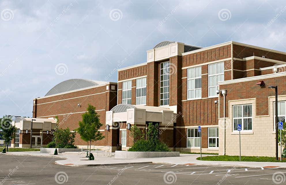 School Building stock photo. Image of brick, corporate - 10240906