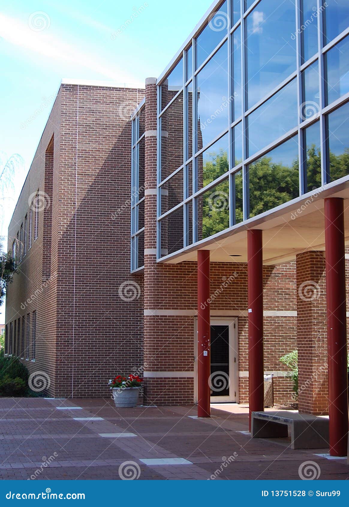 Brick School Building Royalty Free Stock Photos - Image: 13751528