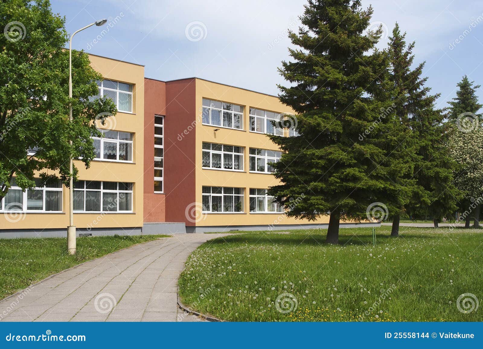 School building stock photo. Image of architecture, play - 25558144