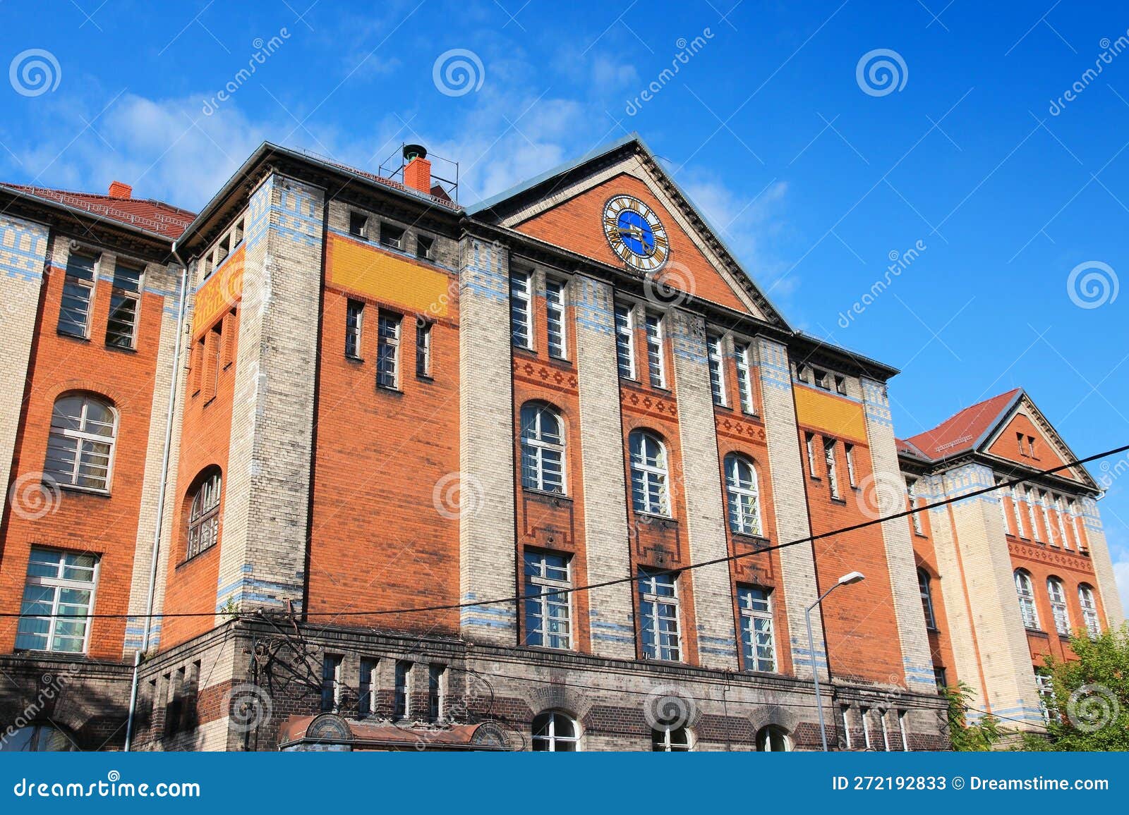 School Building in Bytom, Poland Editorial Stock Photo - Image of aleja ...