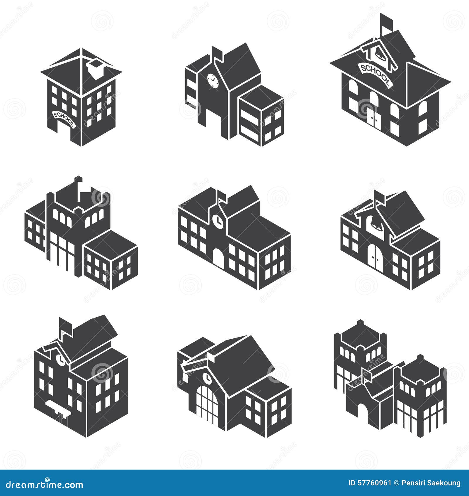 School Building Symbol