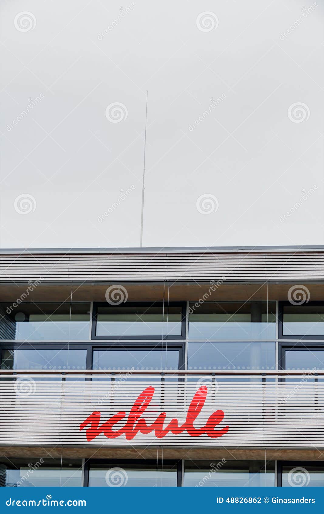 School building facade stock photo. Image of building - 48826862