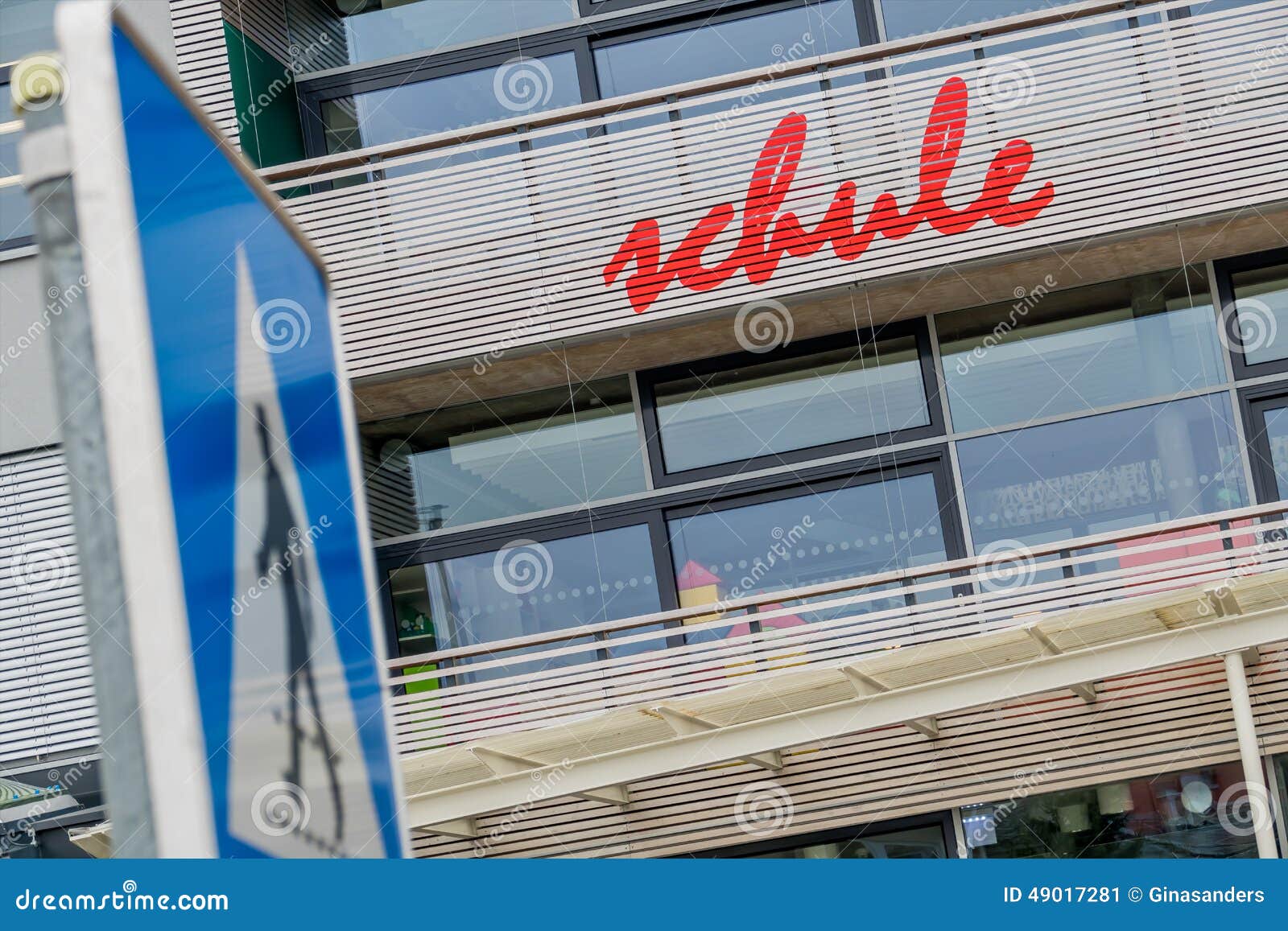 School building facade stock image. Image of knowhow - 49017281