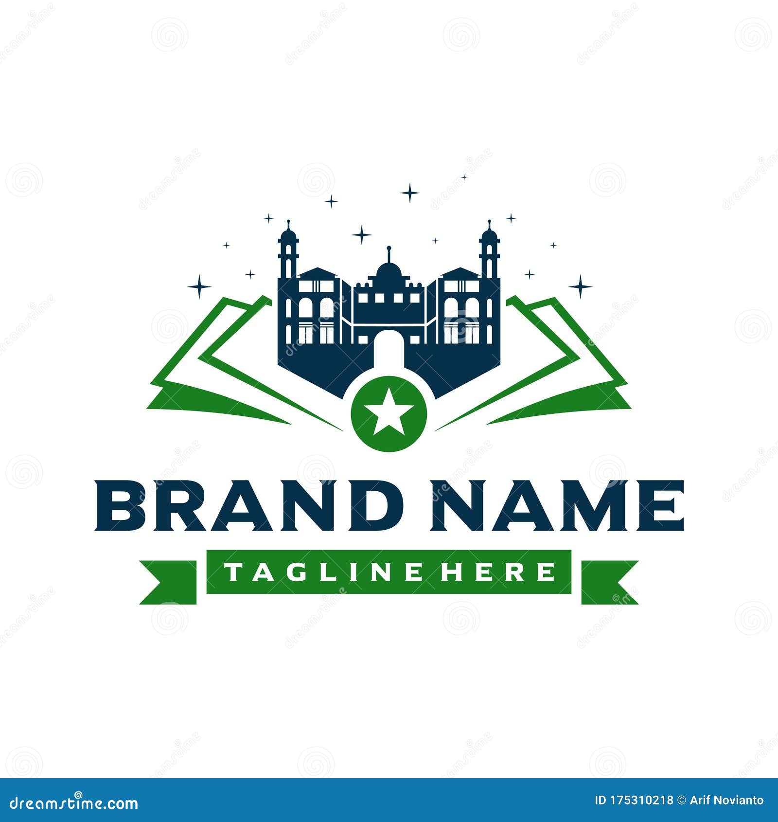 School Building Logo Design Stock Vector - Illustration of elementary ...